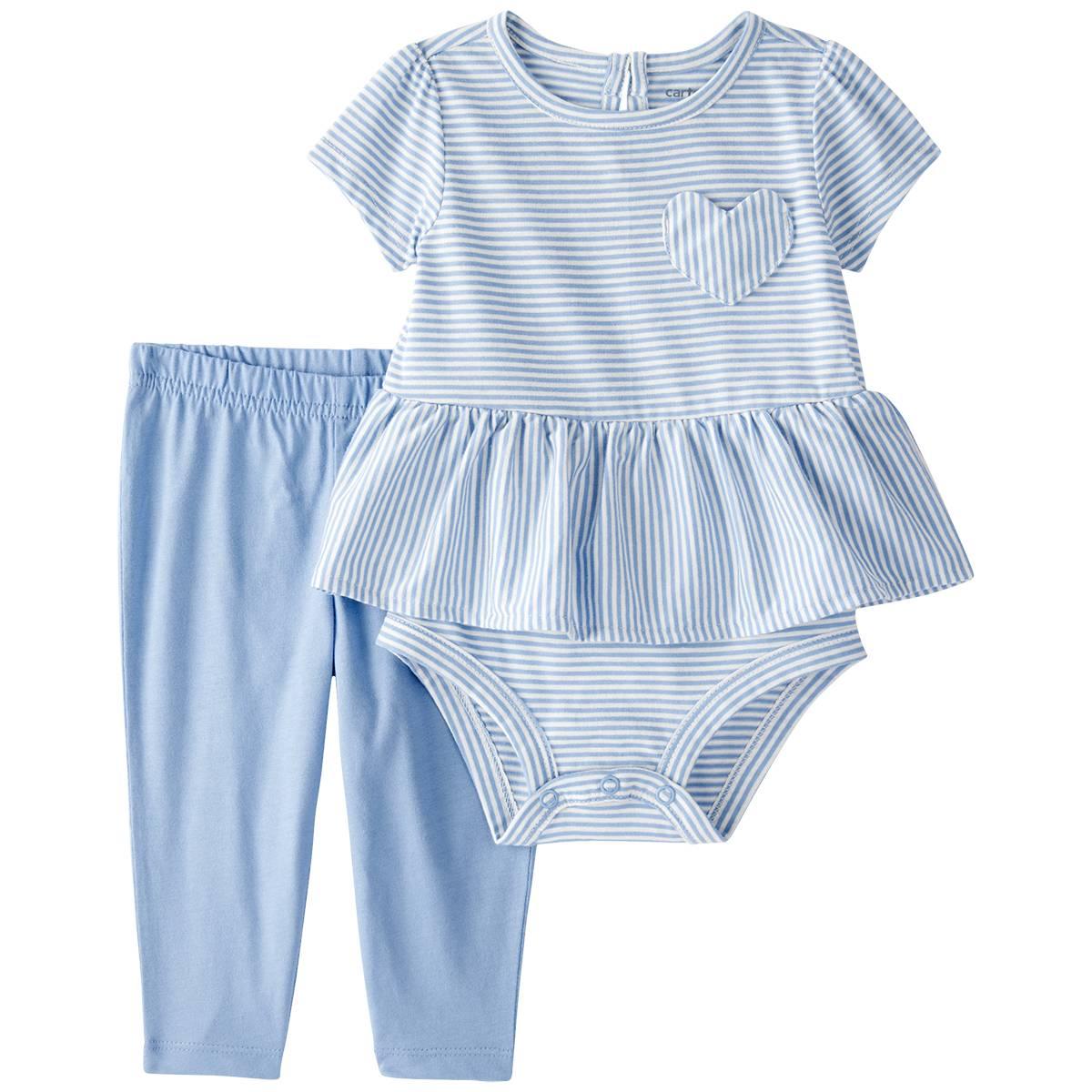 Click here for Baby Girl (12-24M) Carters(R) Hearts Stripes Bodys... prices