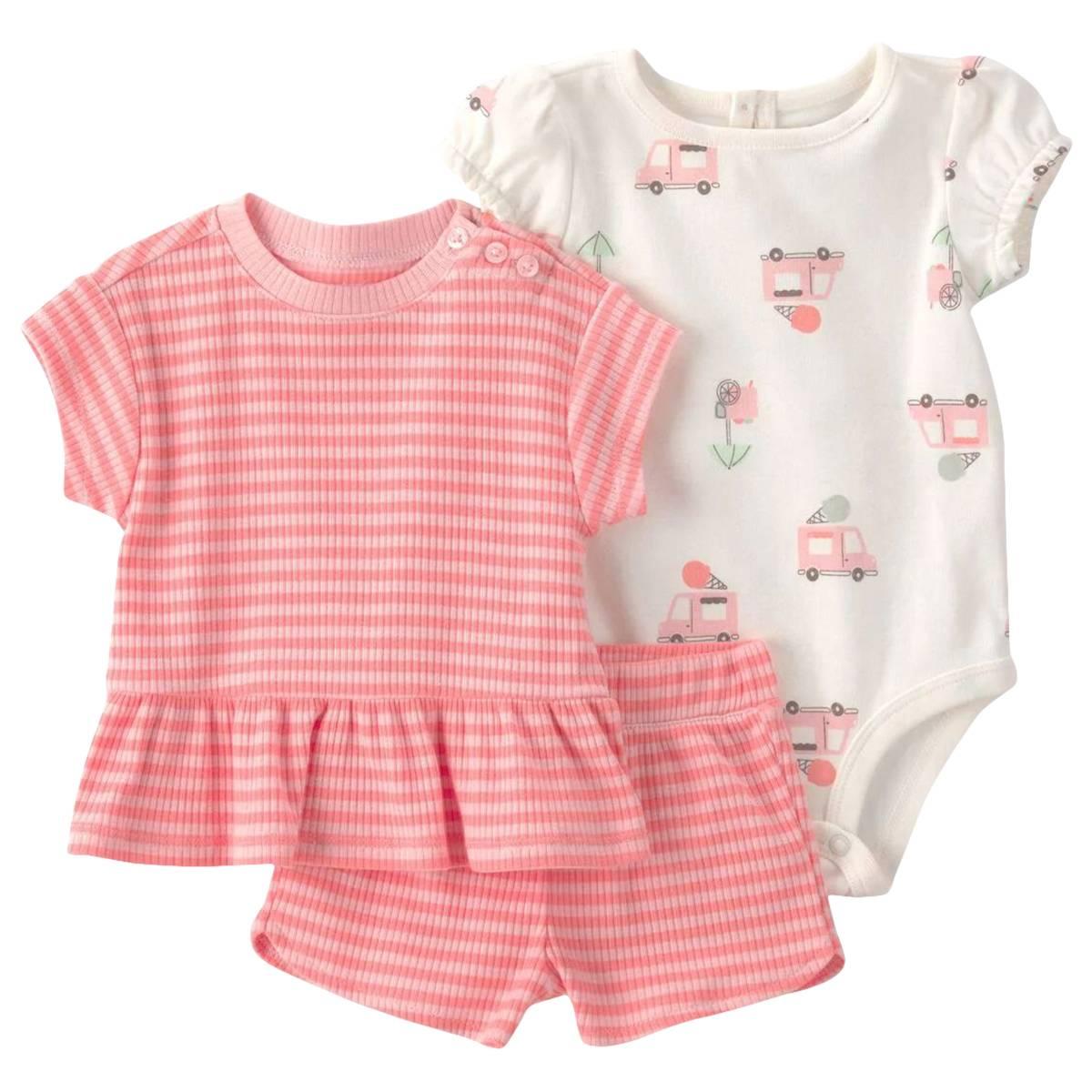 Click here for Baby Girl (9-24M) Carters(R) 3pc. Stripes & Ice Cr... prices