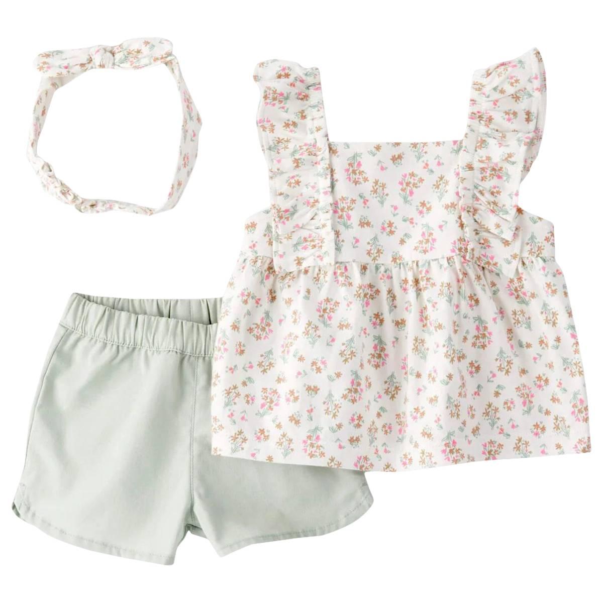 Click here for Baby Girl (3-24M) Carters(R) Floral Flutter Tank &... prices