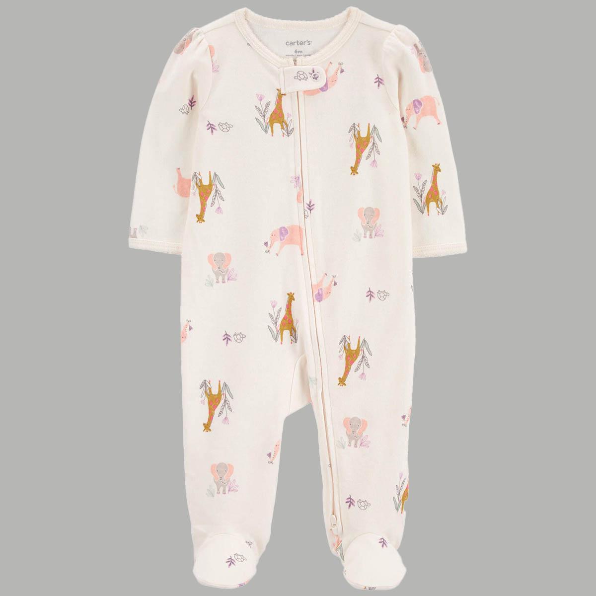 Click here for Baby Girl (NB-9M) Carters(R) Safari Interlock Slee... prices