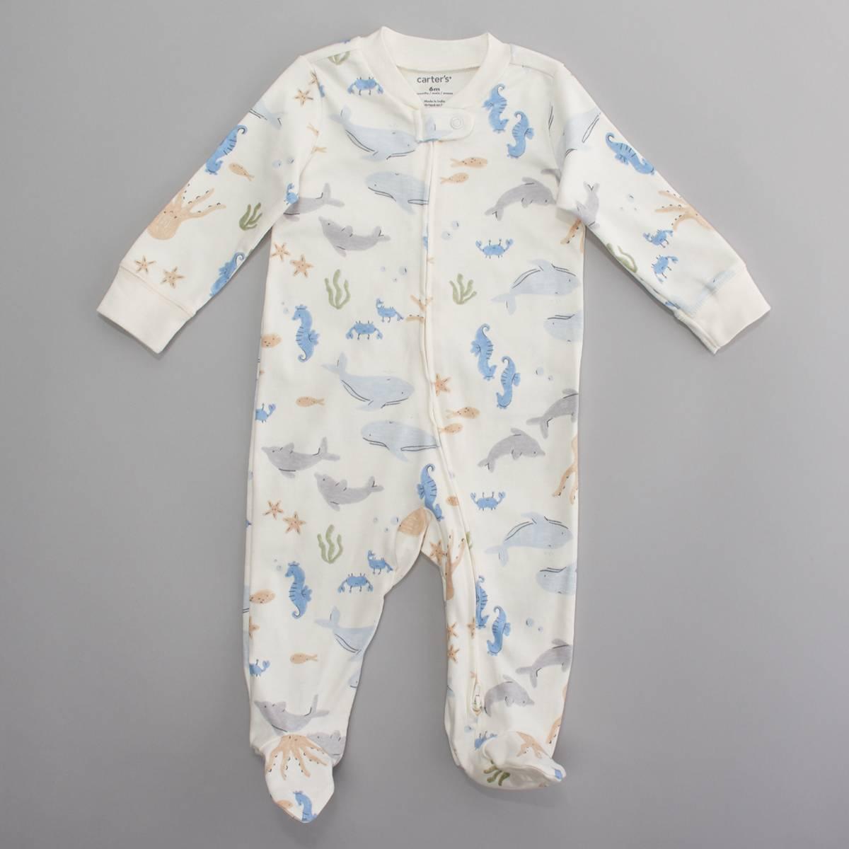 Click here for Baby Boy (NB-9M) Carters(R) Sea Life Zip Sleeper prices
