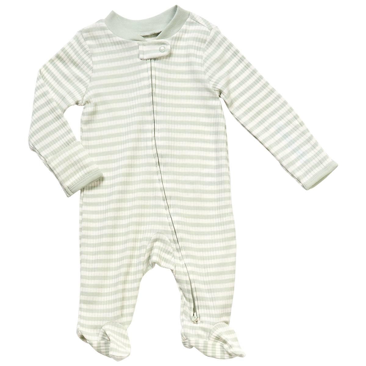 Click here for Baby Boy (NB-9M) Carters(R) Striped Rib Zipper Foo... prices