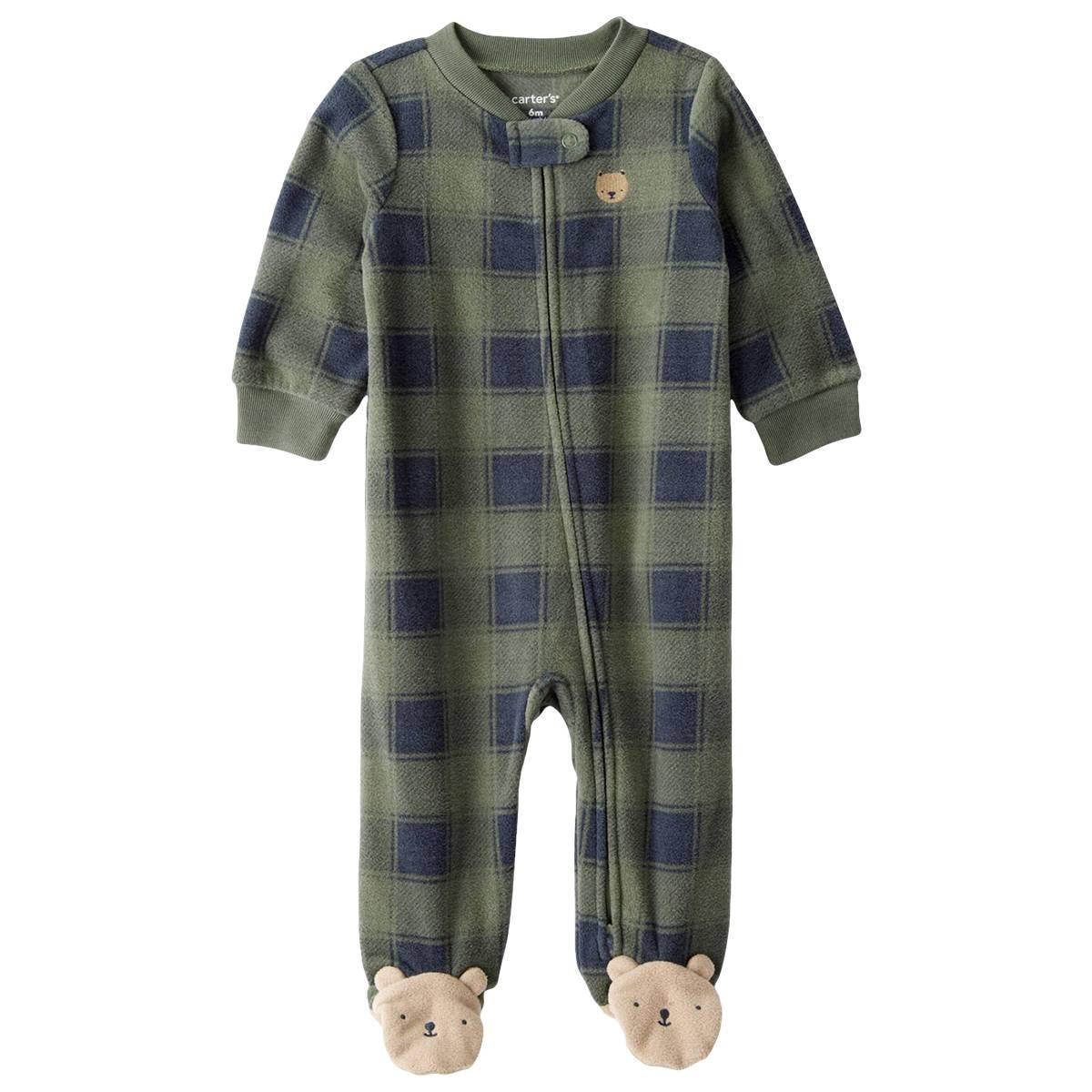 Click here for Baby Boy (NB-9M) Carters(R) Bear Plaid Sleep & Pla... prices