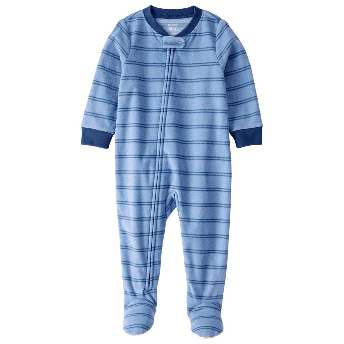 Click here for Baby Boy (12-24M) Carters(R) Stripe Fleece Footed... prices