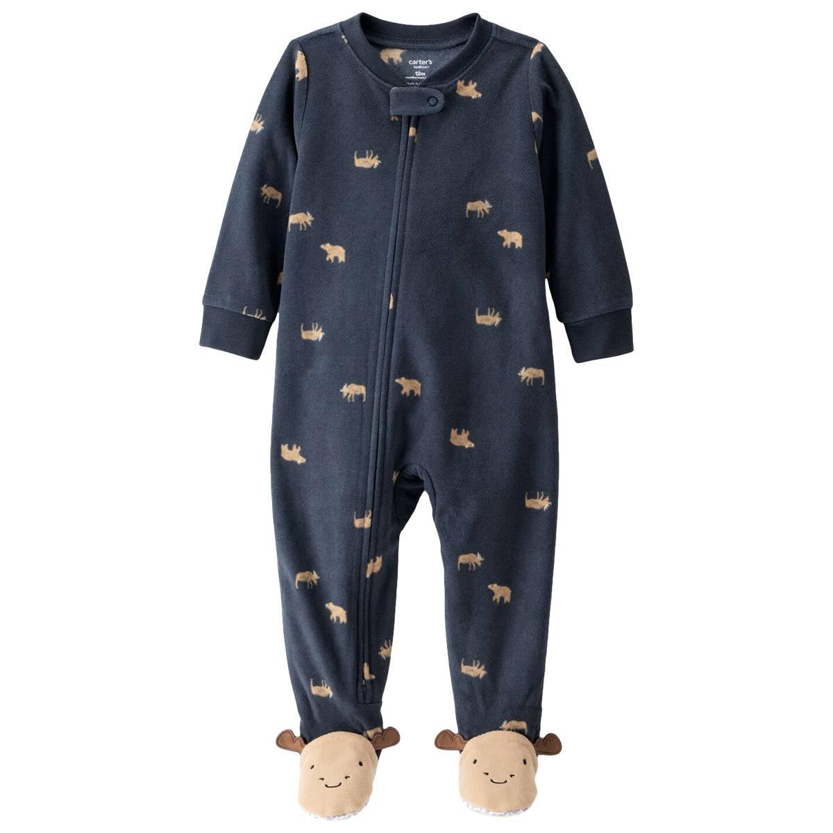 Click here for Baby Boy (12-24M) Carters(R) Moose Fleece Loose Fi... prices
