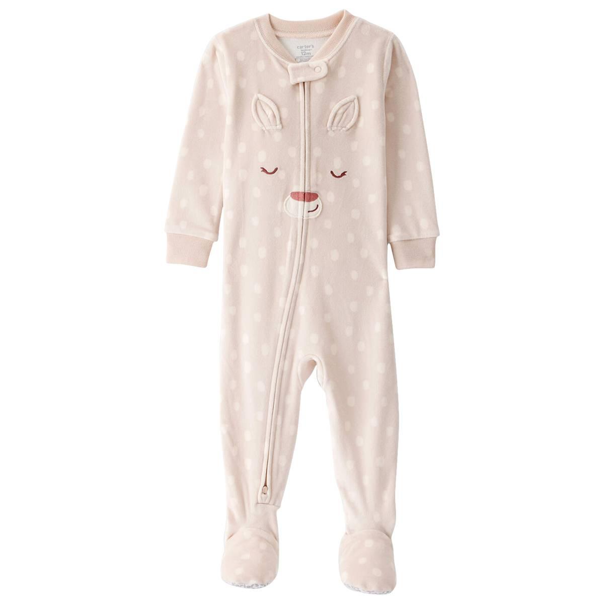 Click here for Baby Girl (12-24M) Carters(R) Deer Velboa 2-Way Zi... prices
