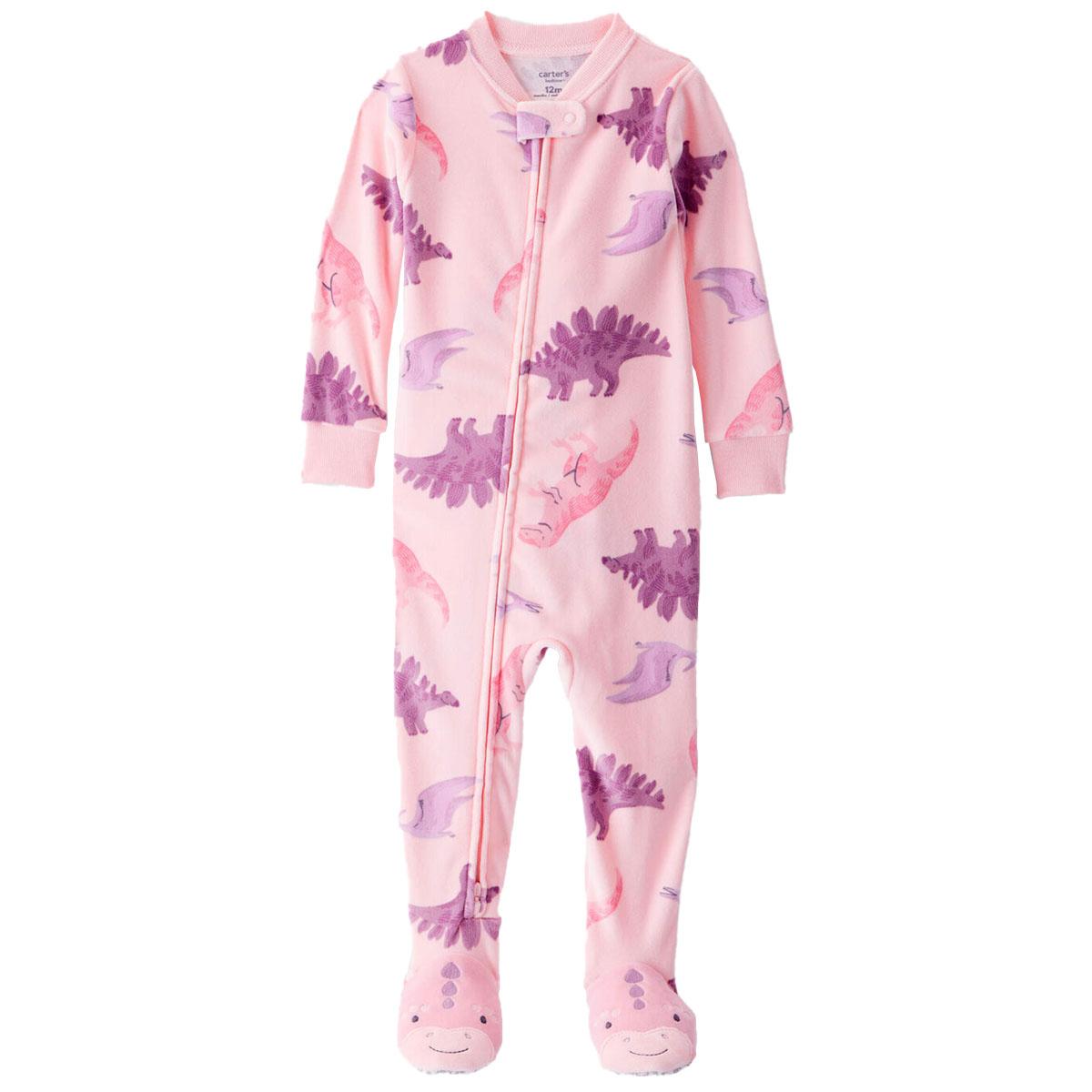 Click here for Baby Girl (12-24M) Carters(R) Dino 2-Way Zip Plush... prices