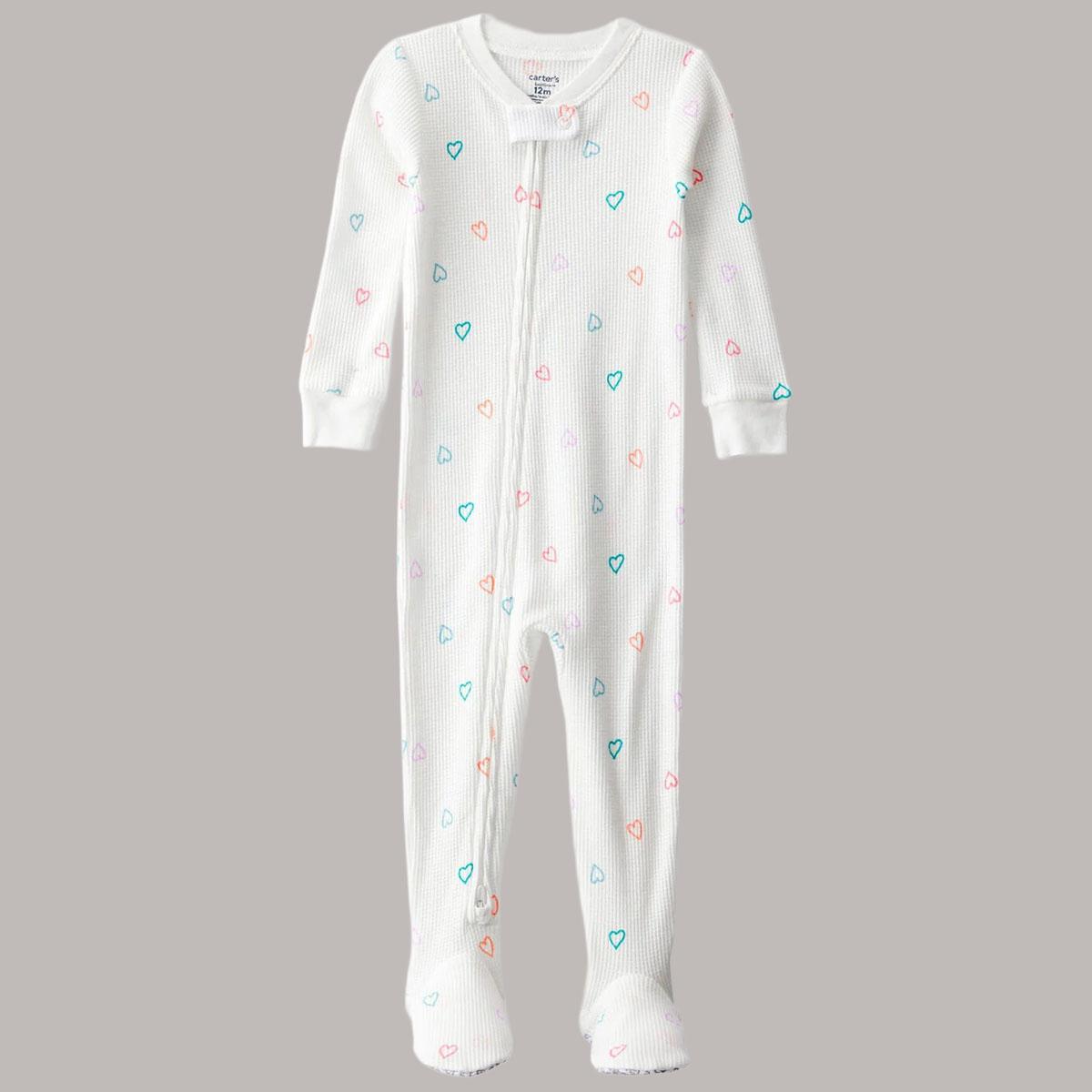 Click here for Baby Girl (12-24M) Carters(R) Heart Footie Pajamas prices