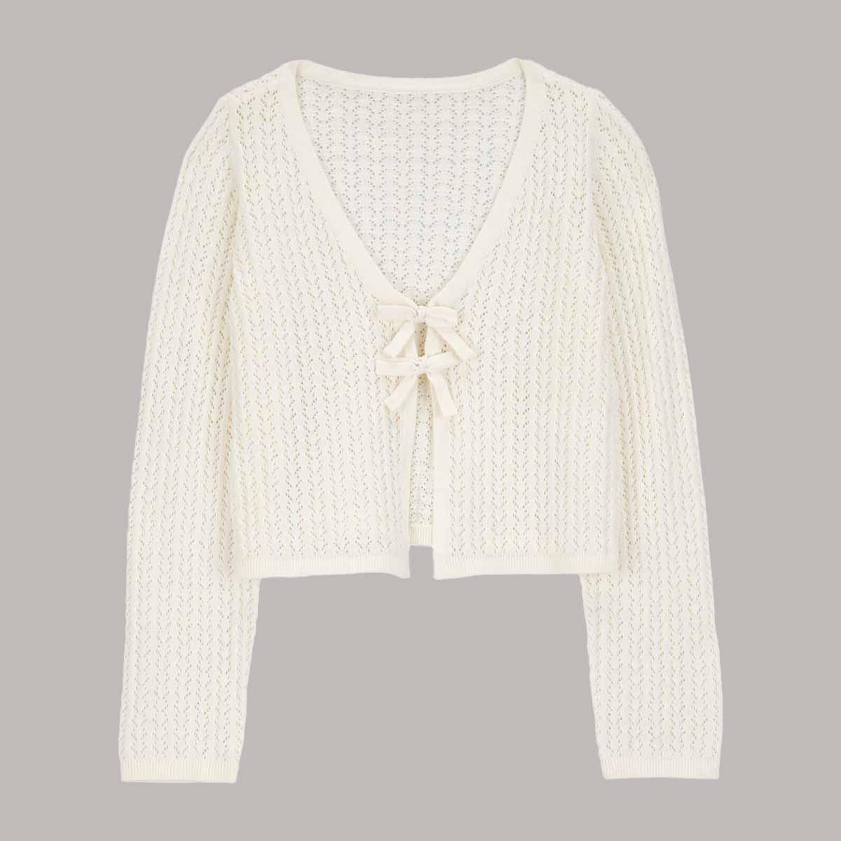 Click here for Girls Carters(R) Solid Double Tie Front Cardigan prices