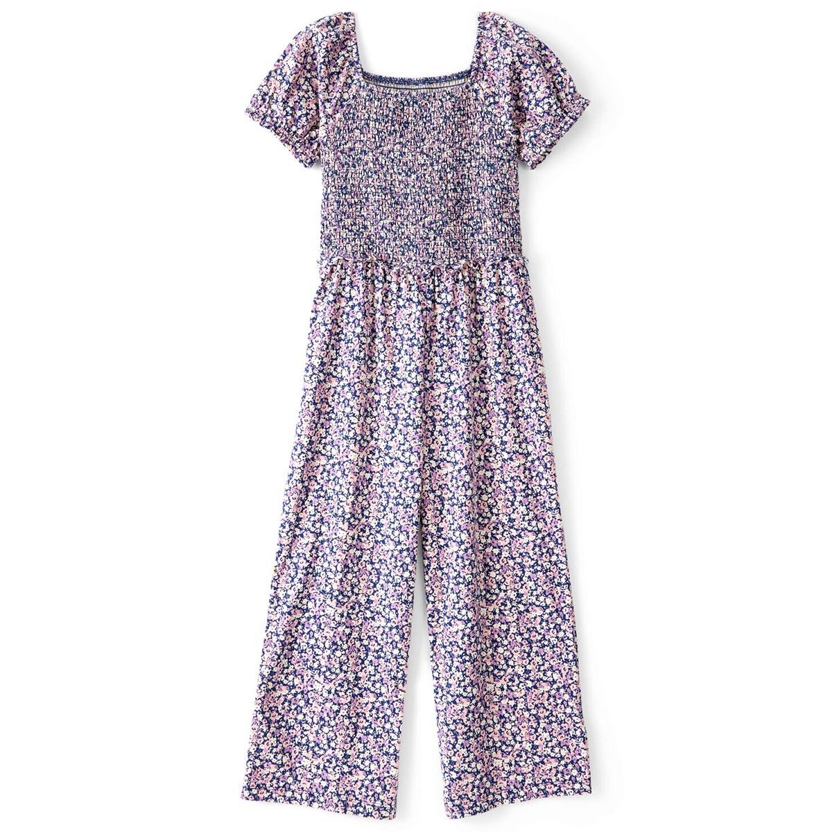 Click here for Girls Carters(R) Short Puff Sleeve Ditsy Smocked J... prices