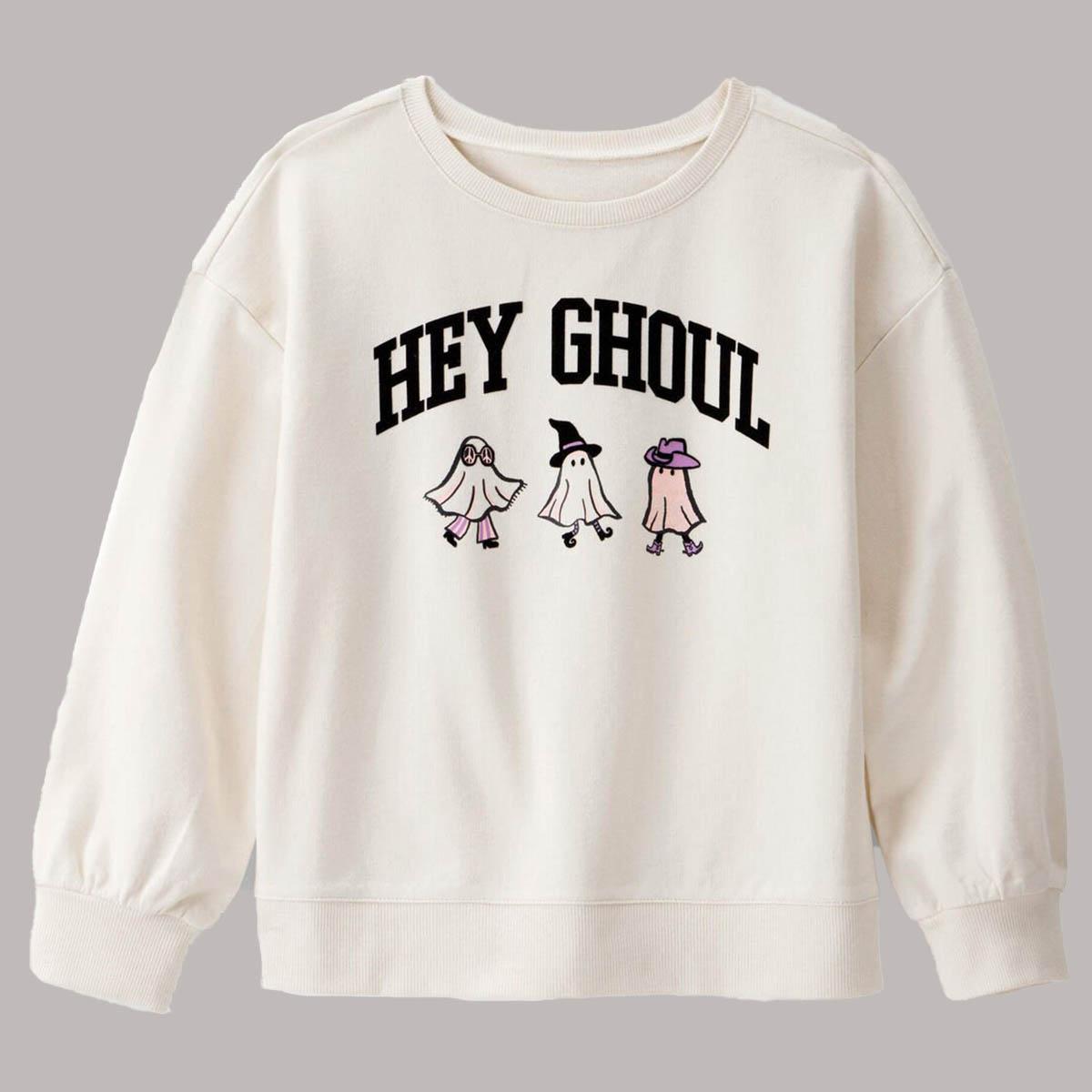 Click here for Girls Carters(R) Hey Ghoul Ghost Long Sleeve Sweat... prices