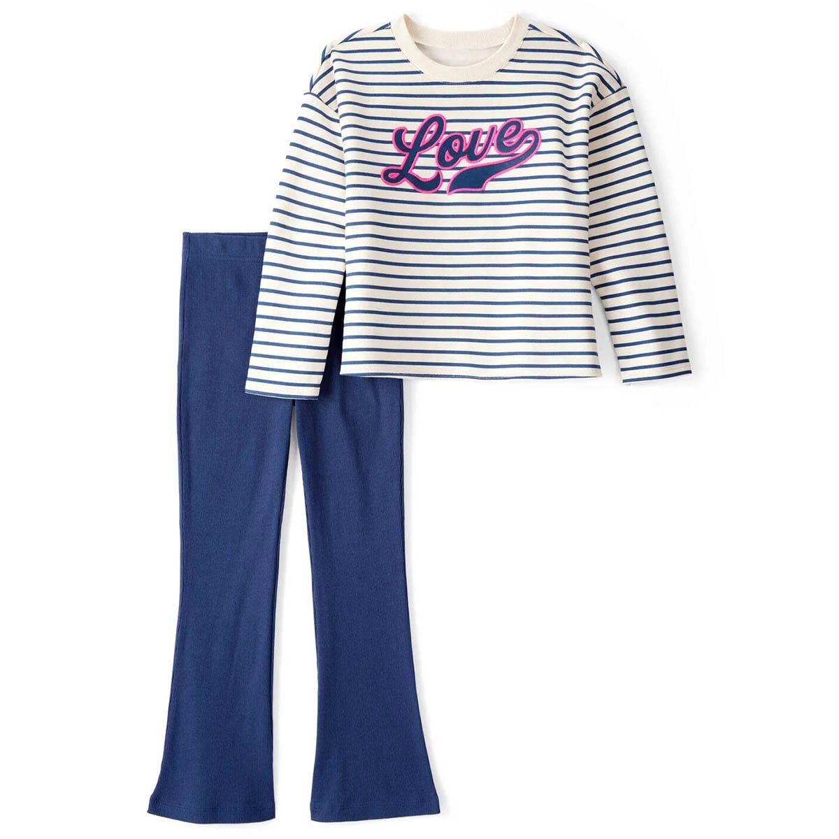 Click here for Girls Carters(R) Love Stripe Top & Flare Leggings... prices