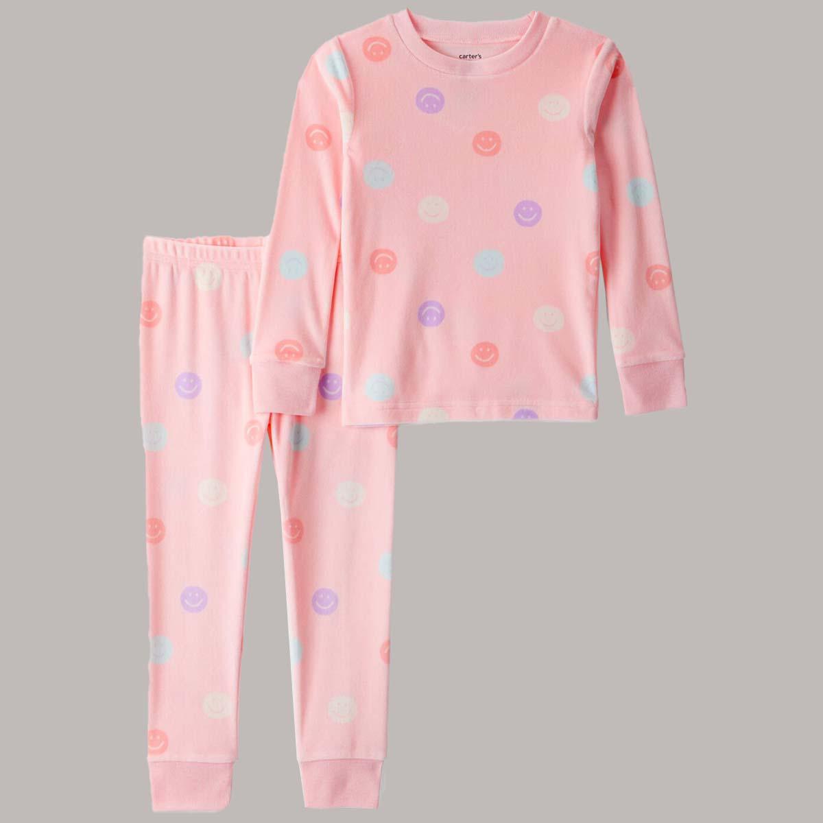Click here for Toddler Girl Carters(R) Smiley Face Velboa Long Sl... prices
