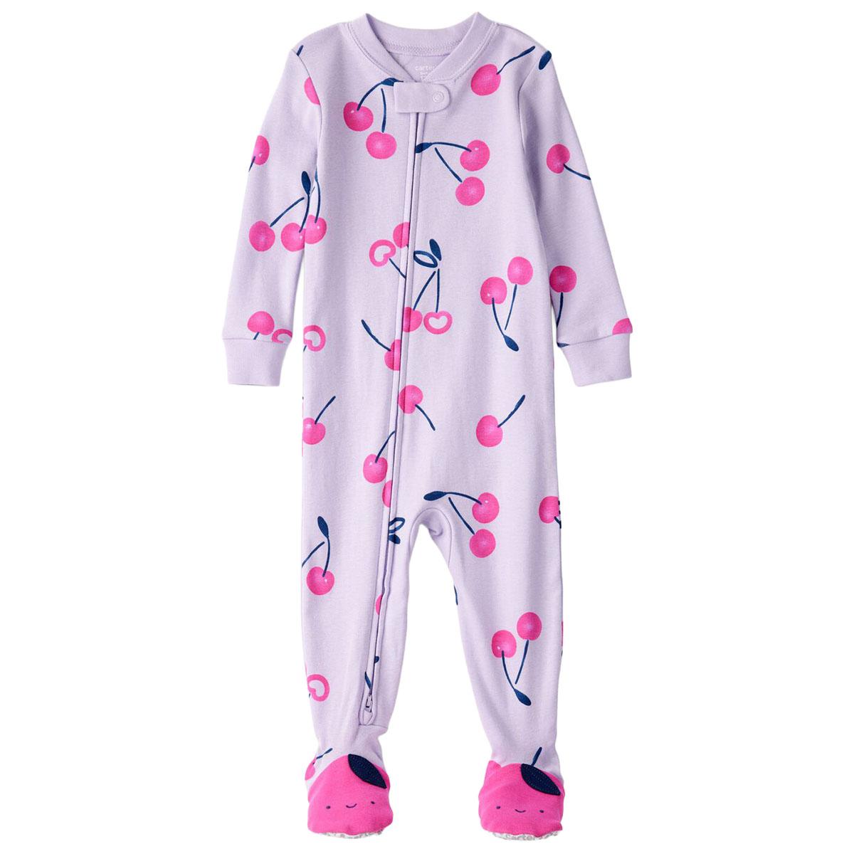 Click here for Toddler Girl Carters(R) Cherry Footie Pajamas prices