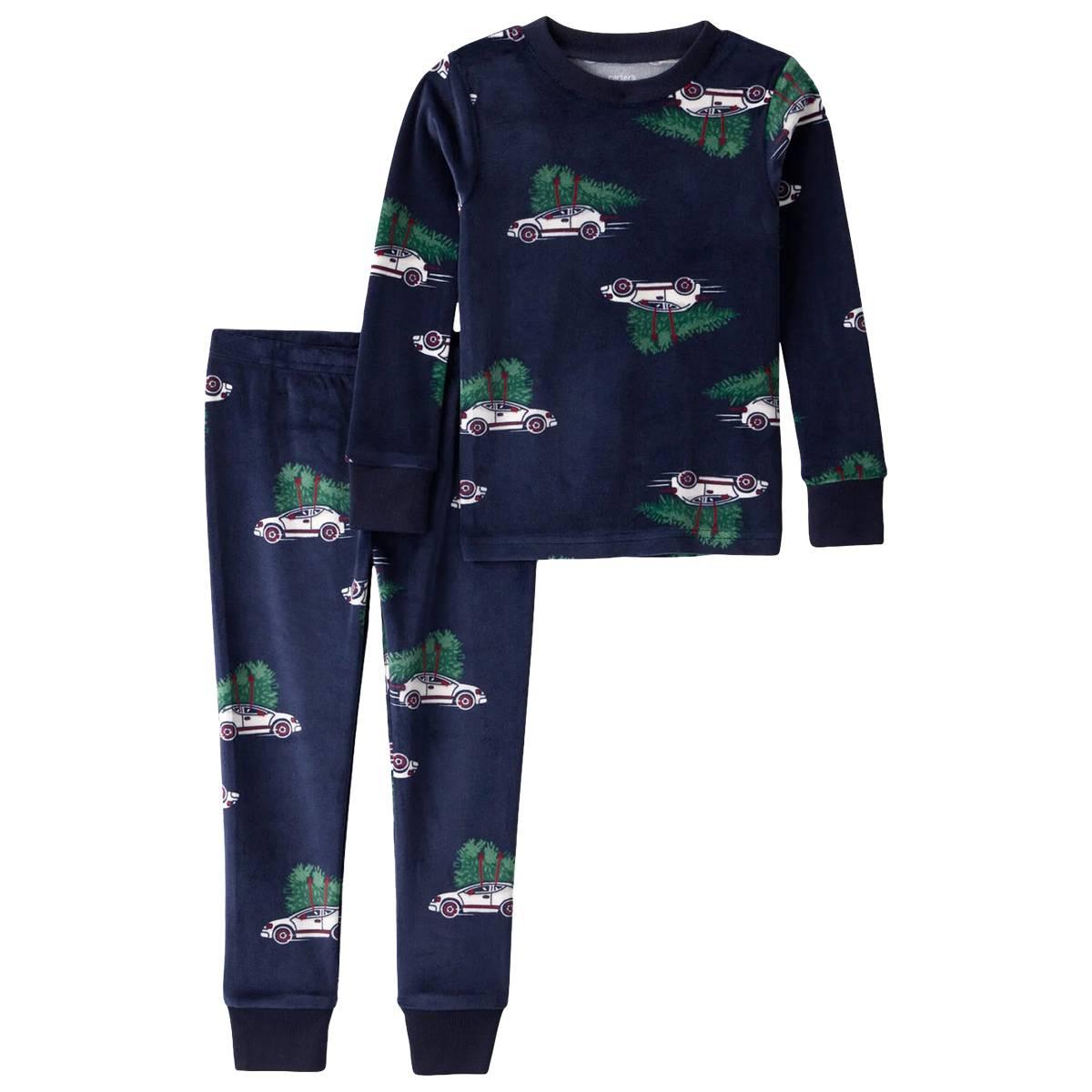 Click here for Toddler Boy Carters(R) Christmas Tree Truck Velboa... prices