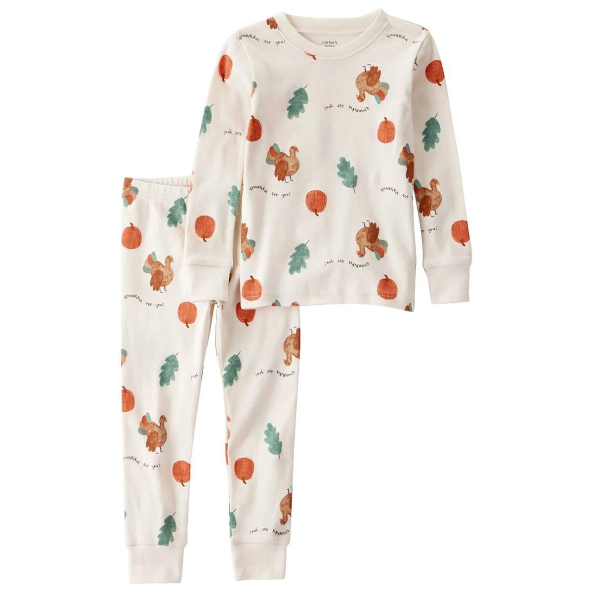 Click here for Toddler Boy Carters(R) Thanksgiving Cotton Pajama... prices
