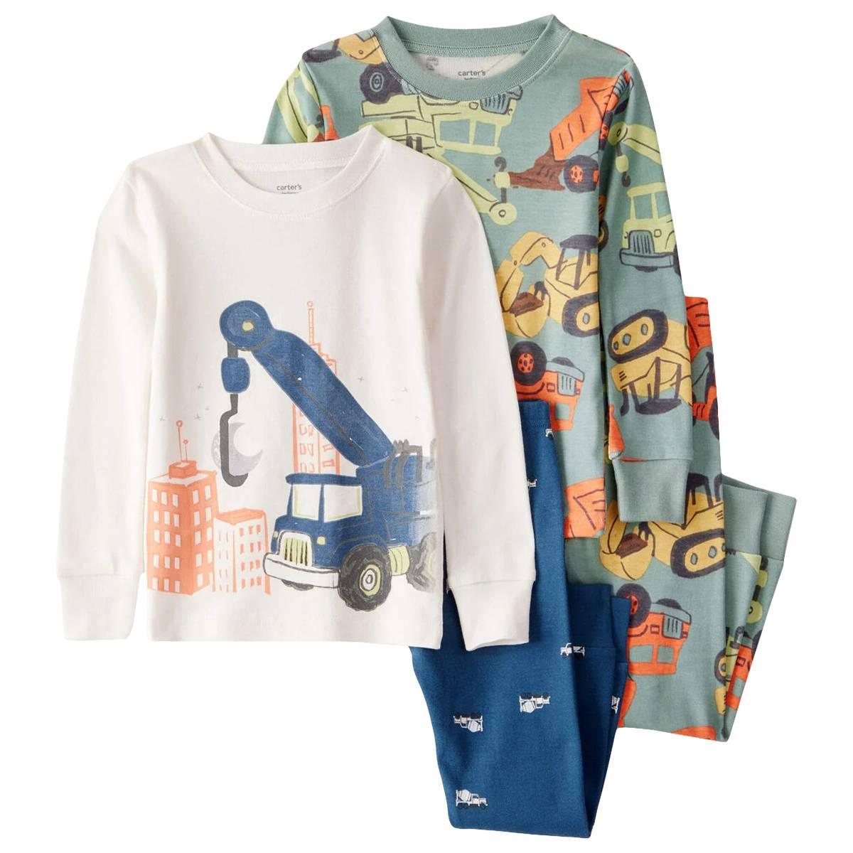 Click here for Toddler Boy Carters(R) 4pc. Construction Cotton Pa... prices