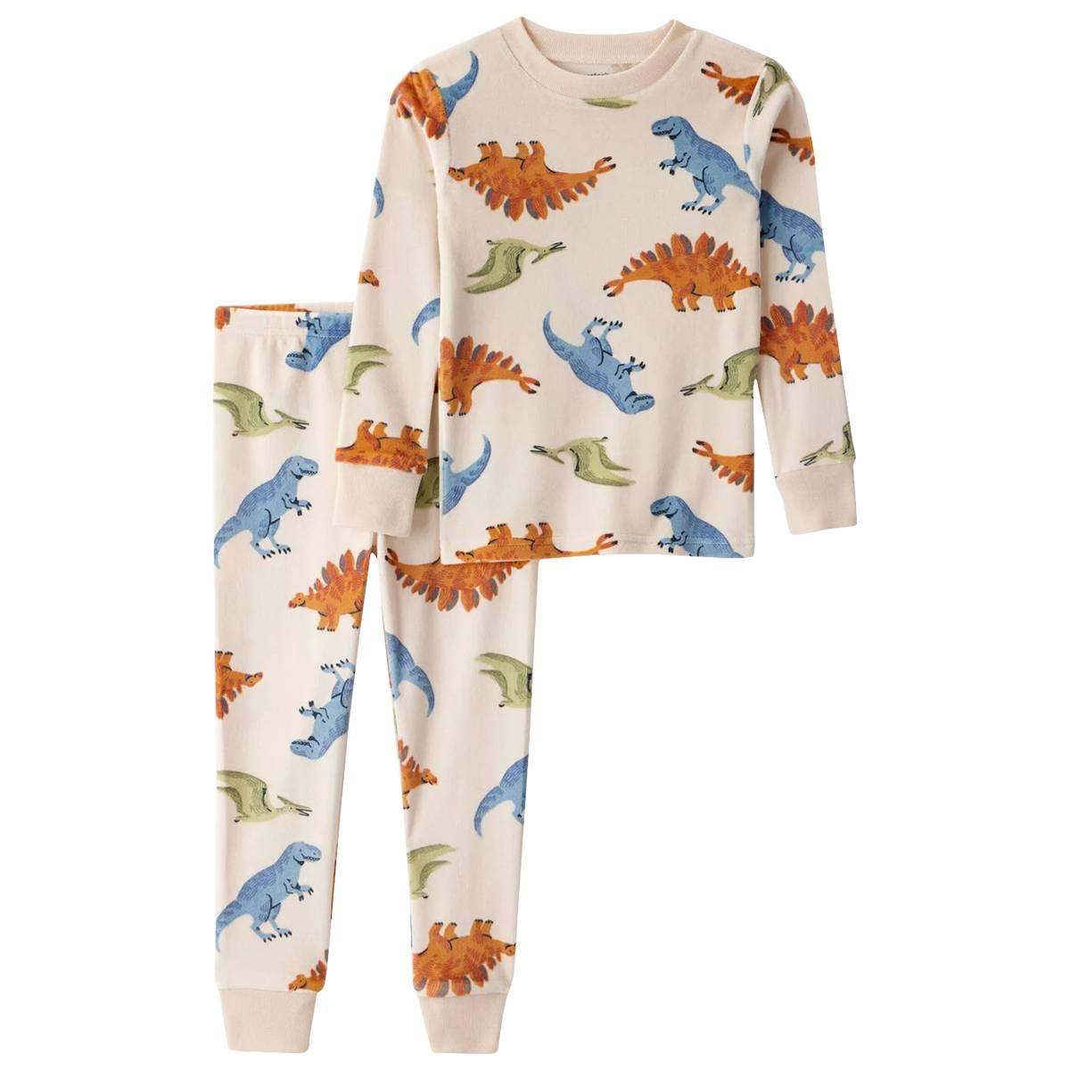 Click here for Toddler Boy Carters(R) Dino Velboa Snug Fit Pajama... prices