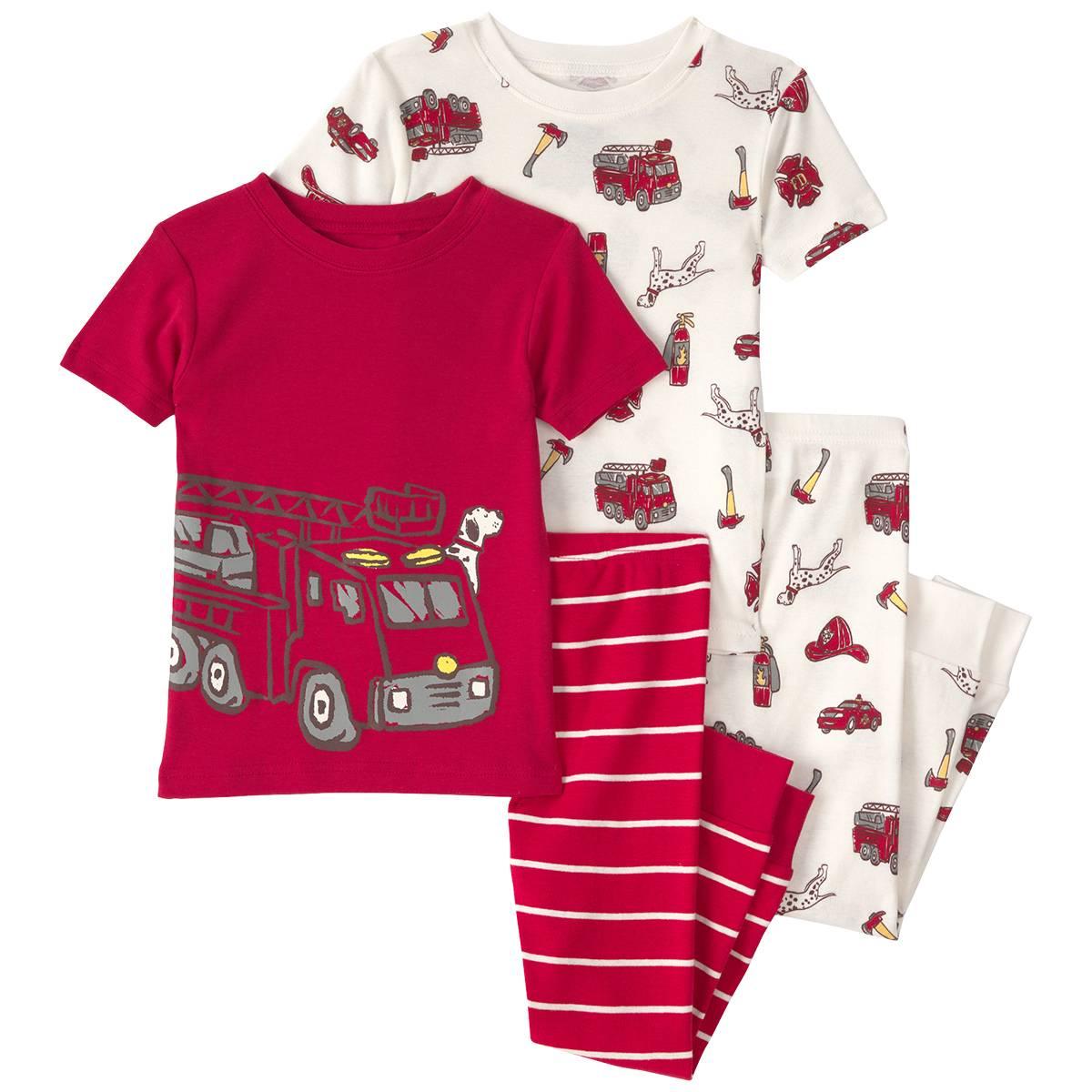 Click here for Toddler Boy Carters(R) 4pc. Fire Truck & Stripe PJ... prices