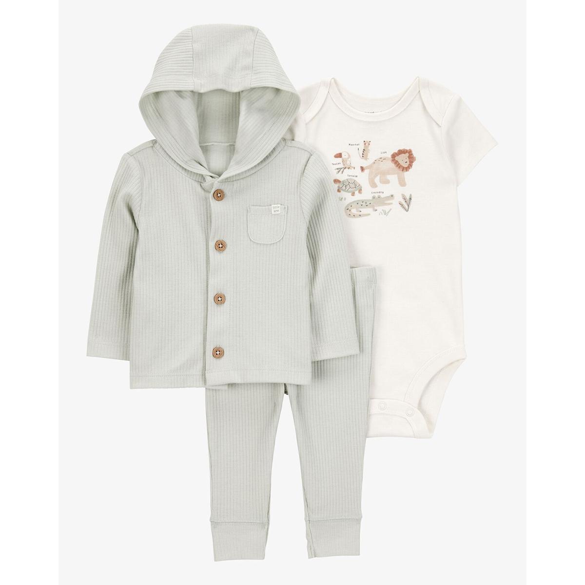 Click here for Baby Unisex (NB-12M) Carters(R) 3pc. Safari Cardig... prices