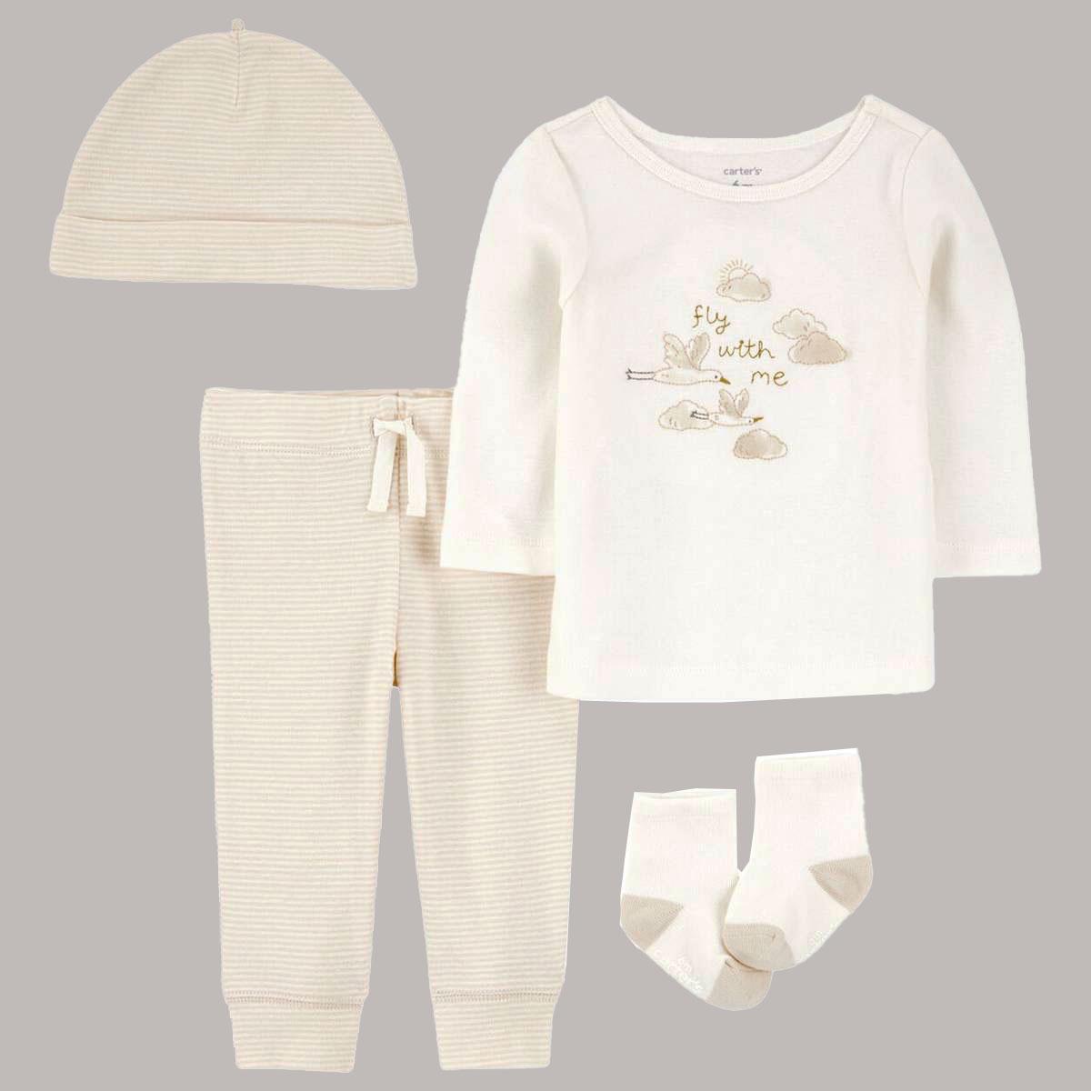 Click here for Baby Unisex (NB-12M) Carters(R) 4pc. Fly with Me S... prices