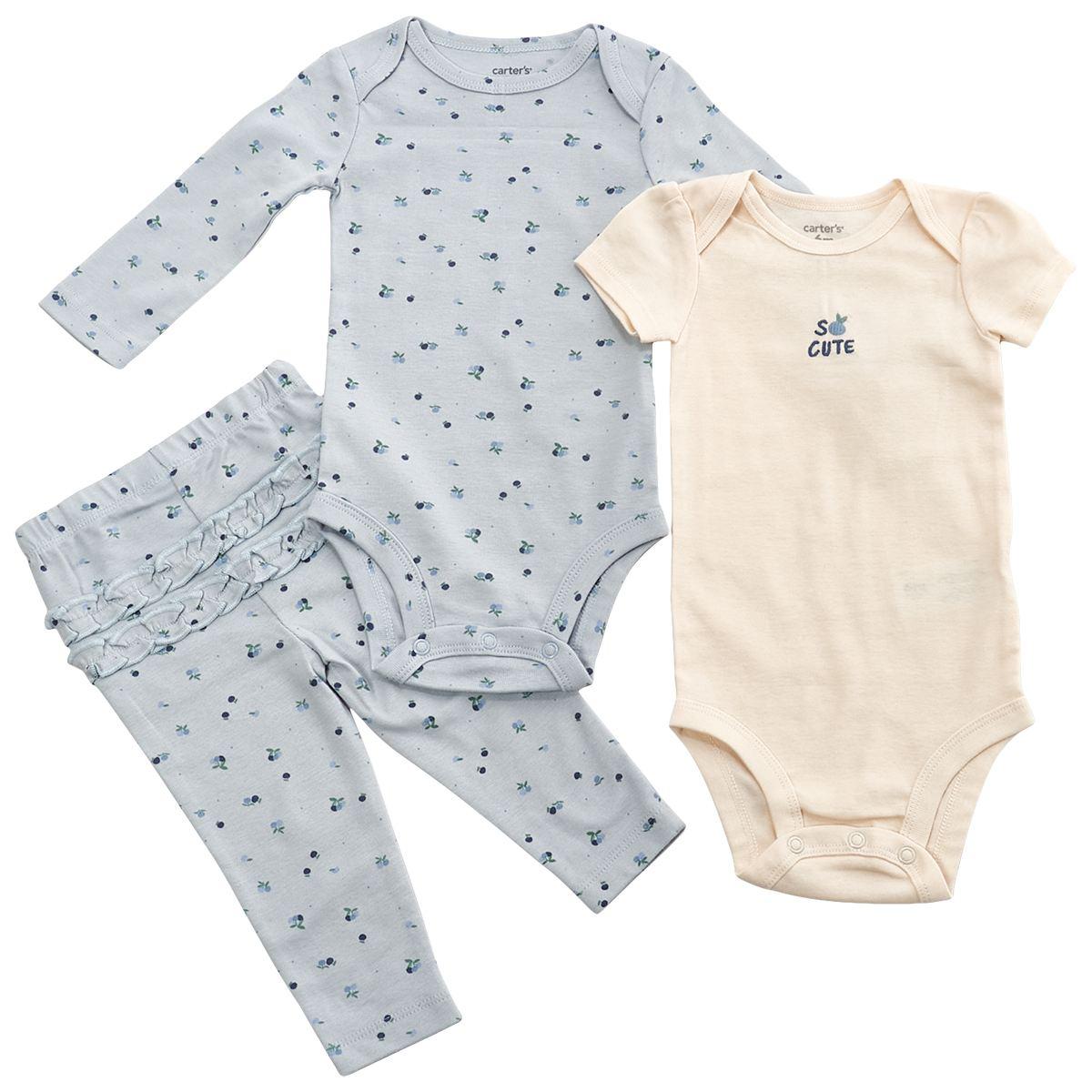 Click here for Baby Girl (NB-24M) Carters(R) Blueberry Ruffle Bot... prices