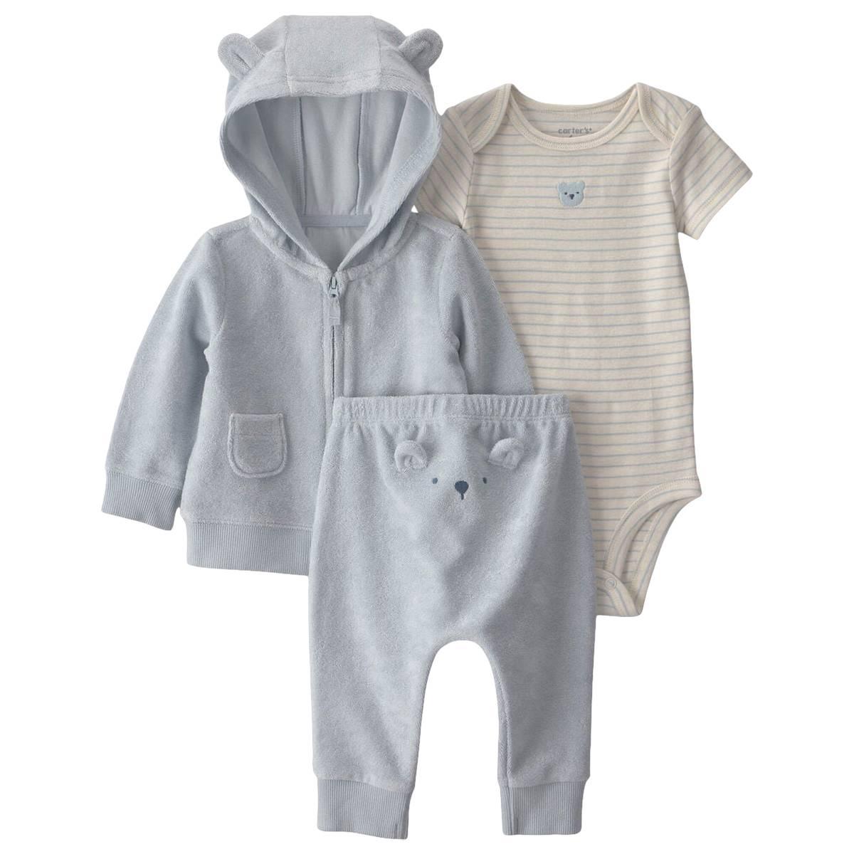 Click here for Baby Boy (3-12M) Carters(R) Bear Design 3 Pc Set prices