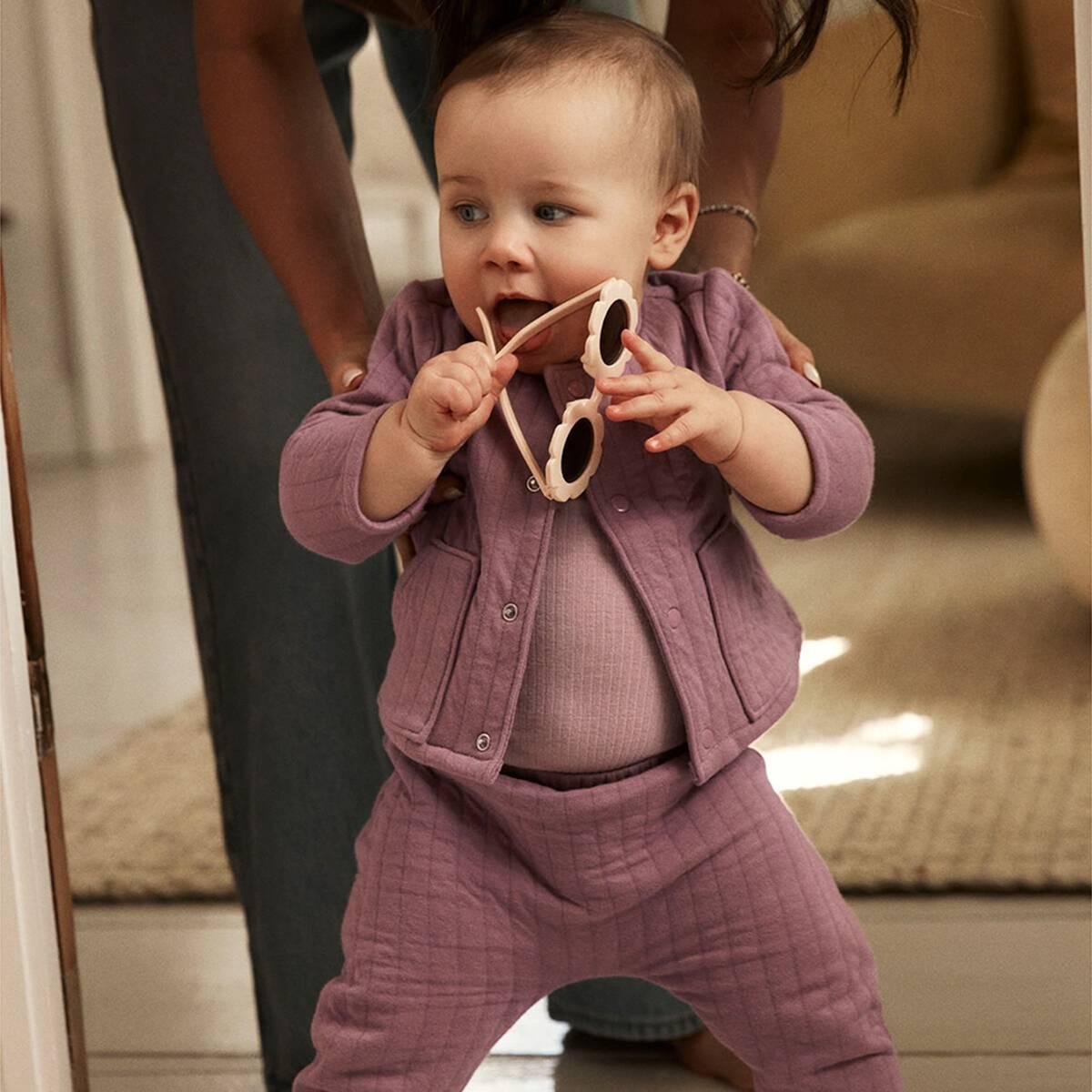 Click here for Baby Girl (NB-12M) Carters(R) Solid Quilted Sweate... prices