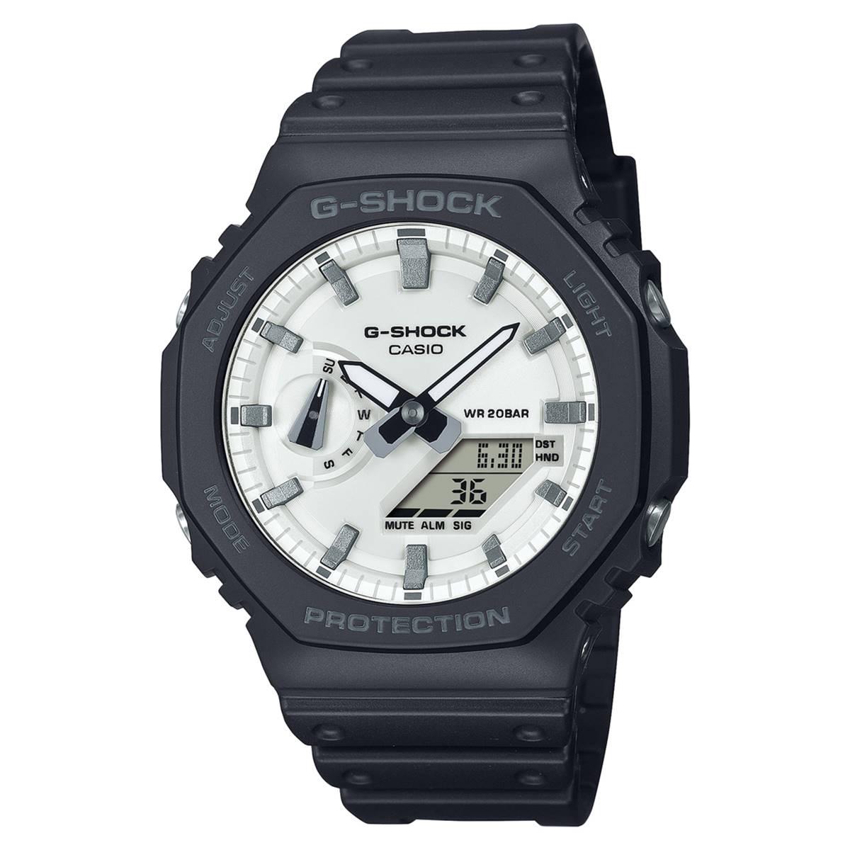 Click here for Mens G-Shock Analog-Digital White Dial Slim Watch... prices