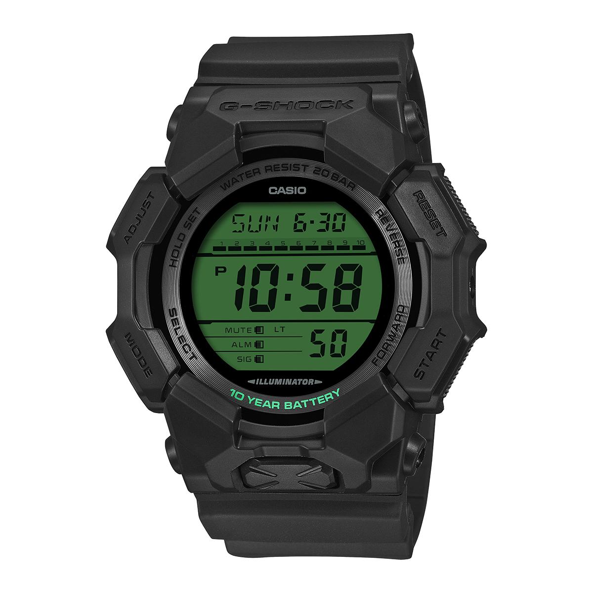 Click here for Mens G-Shock Green/Black Digital Watch - GD010BEG-... prices