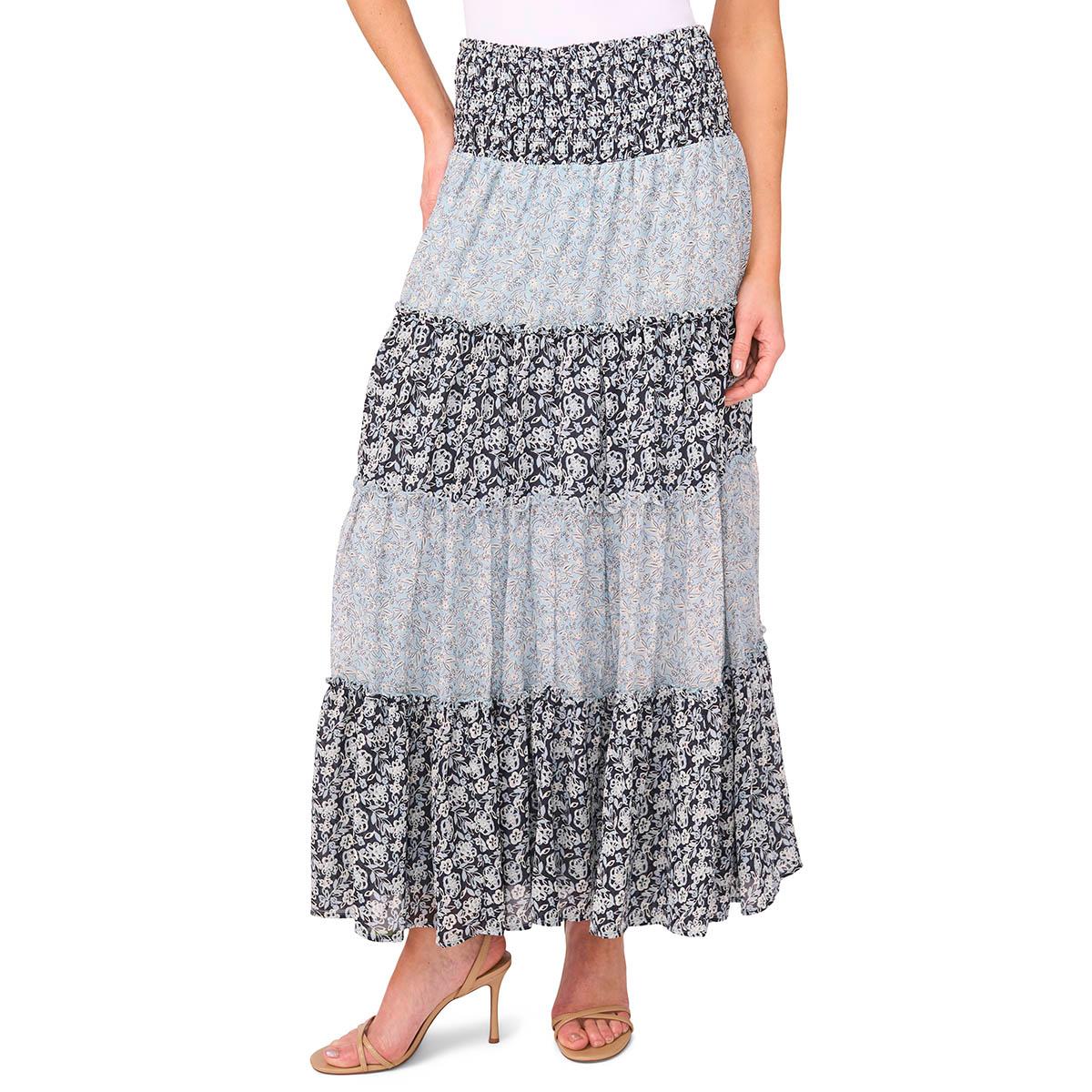 Click here for Womens Cece Floral Ruffle Tiered Smock Waist Maxi... prices