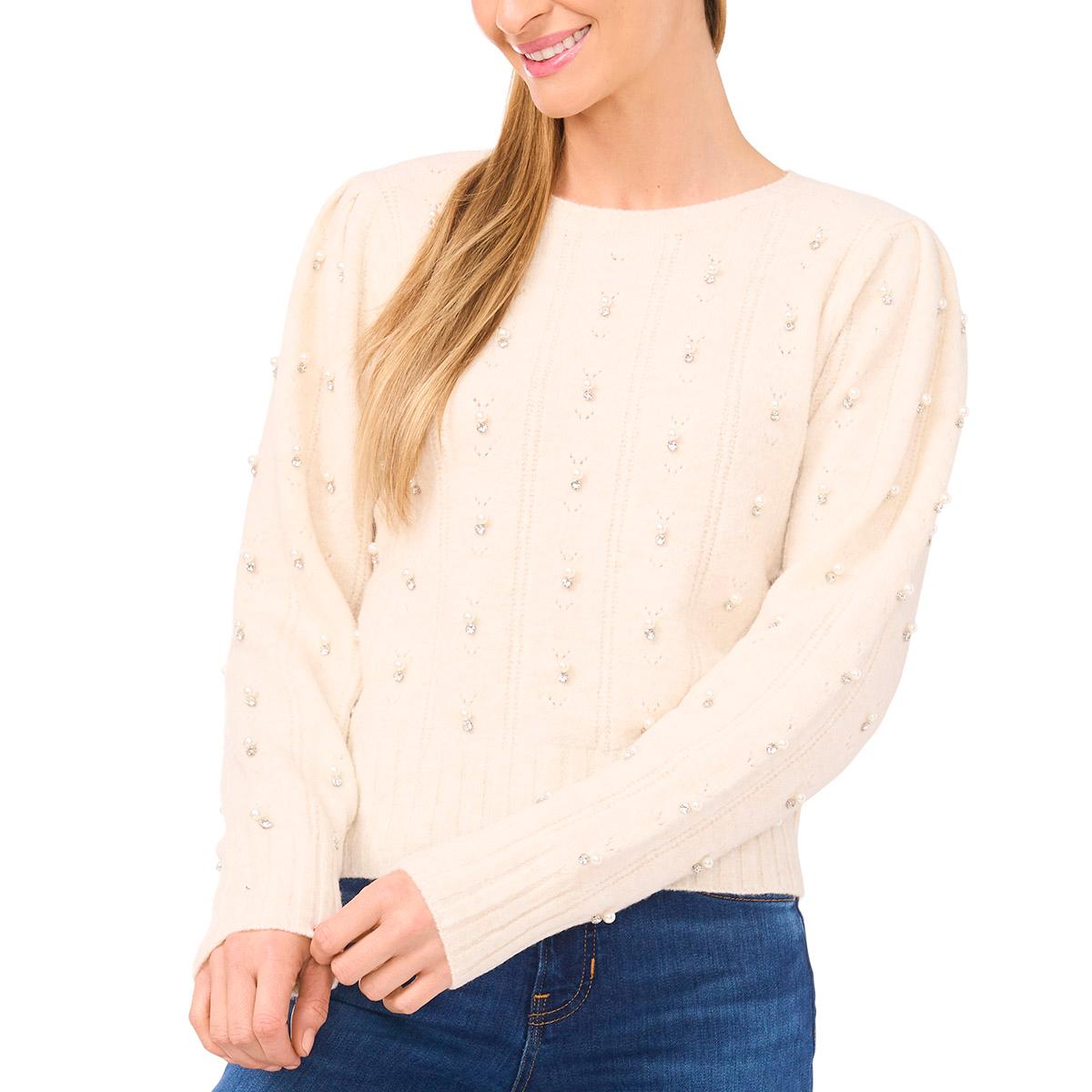 CeCe Embellished Sweater