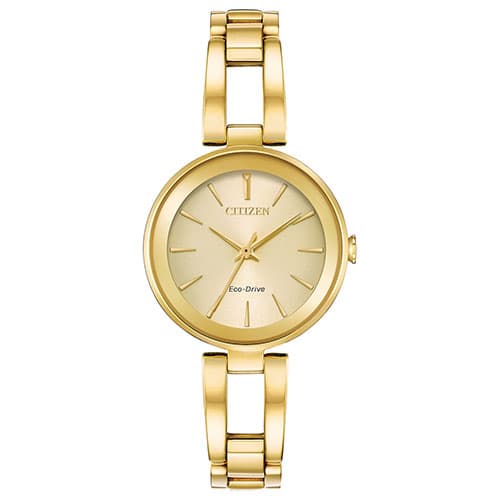 Womens Citizen(R) Eco-Drive Axiom Gold Watch - EM0638-50P