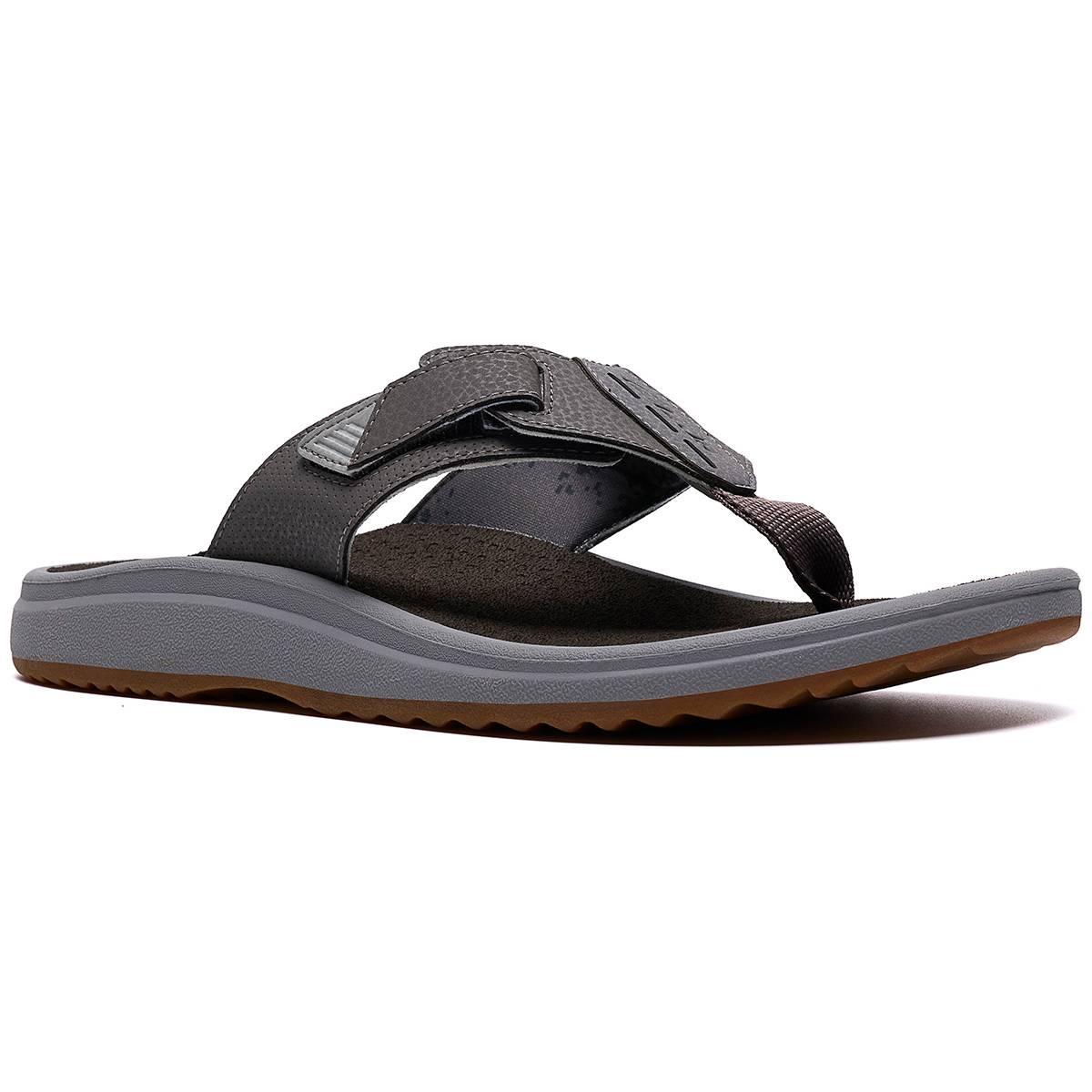 Clarks Mens Cloudsteppers Riptape Breeze Sandals - Black