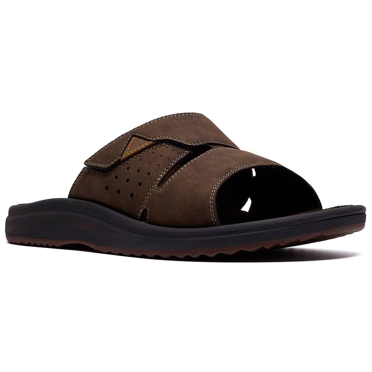 Click here for Mens Clarks(R) Cloudsteppers Breeze Slide Sandals prices