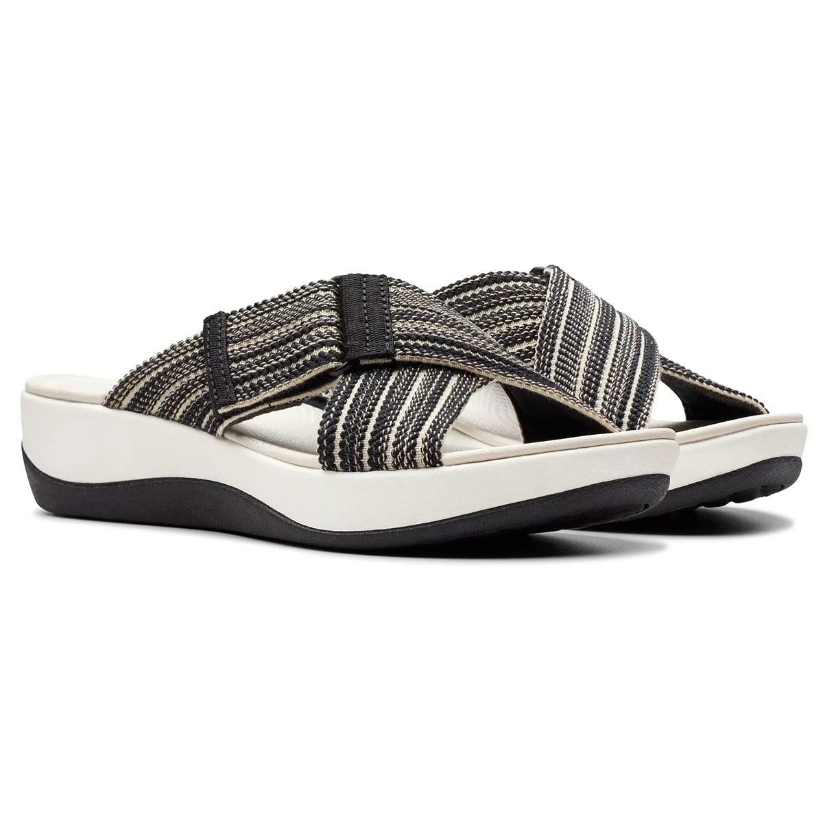Click here for Womens Clarks(R) Arla Wave Slide Sandals prices