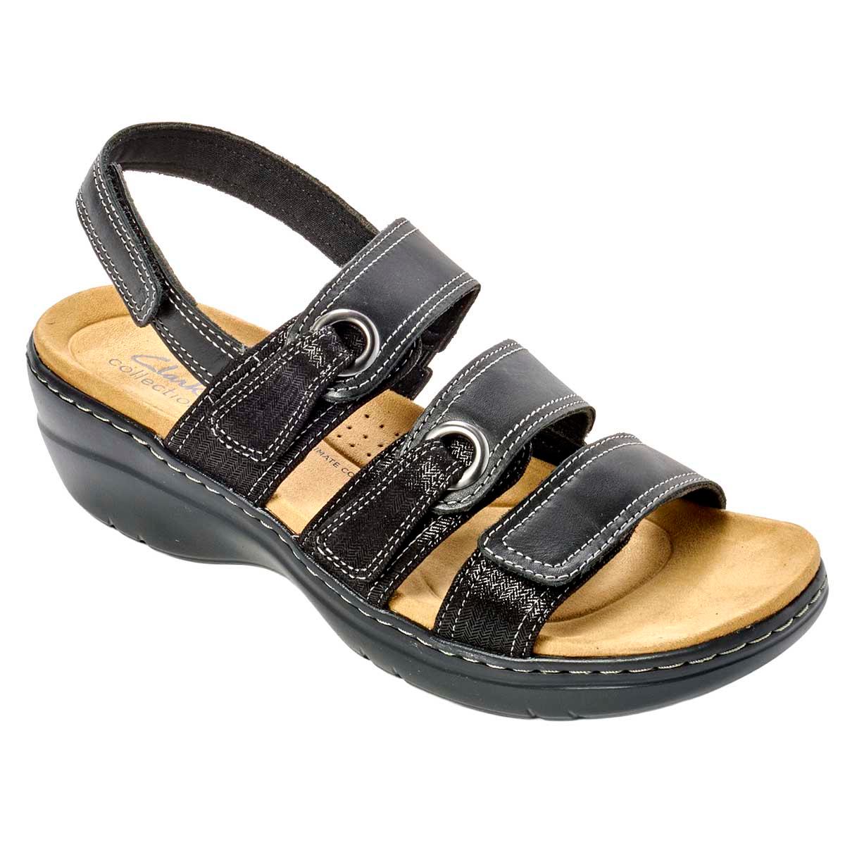 Click here for Womens Clarks(R) Merliah 2 Bali Wedge Sandals prices