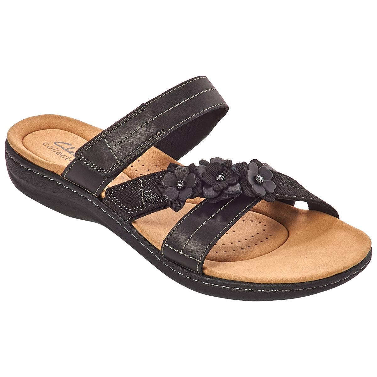 Click here for Womens Clarks(R) Laurieann Rose Black Sandals prices