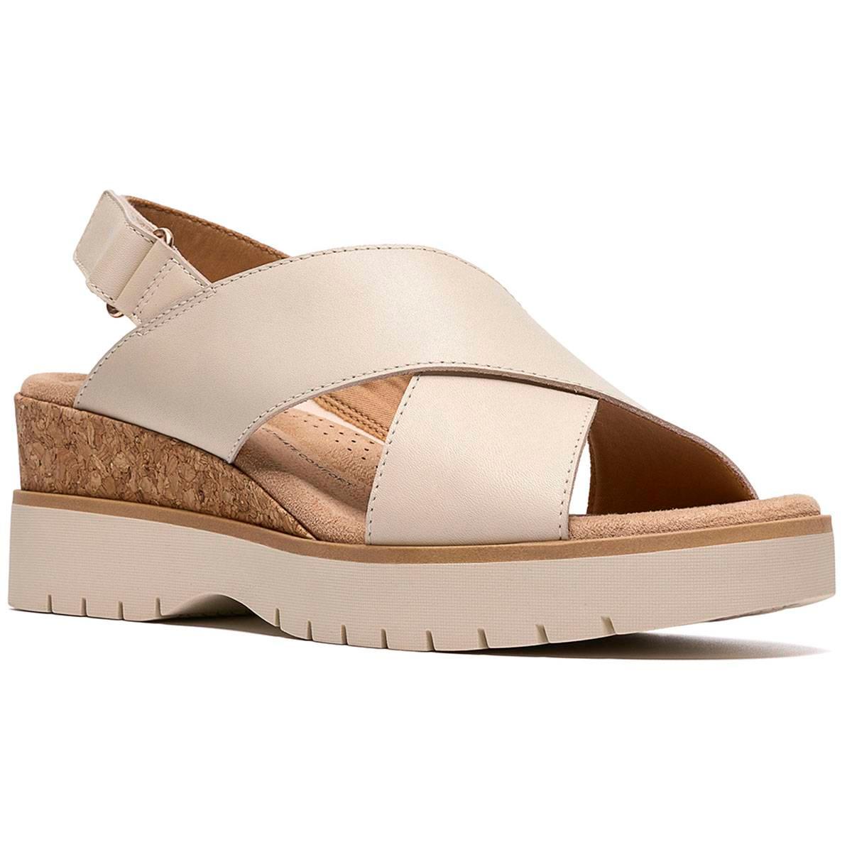 Click here for Womens Clarks(R) Collection Diaz Cross Wedge Sanda... prices