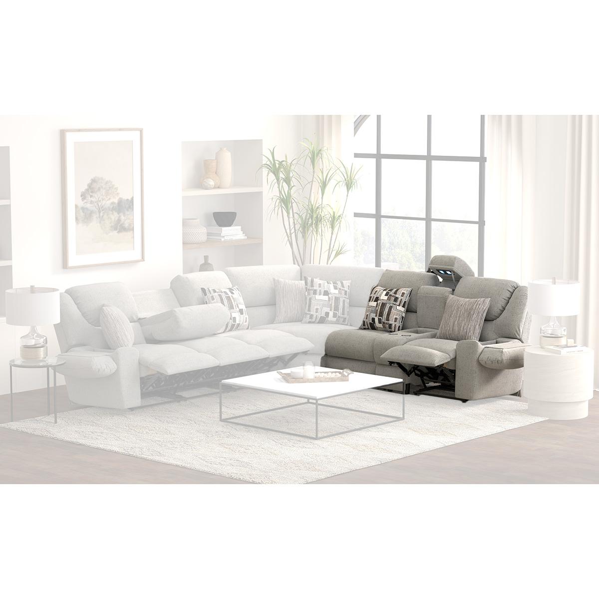 Click here for Catnapper Quinn Console Loveseat prices
