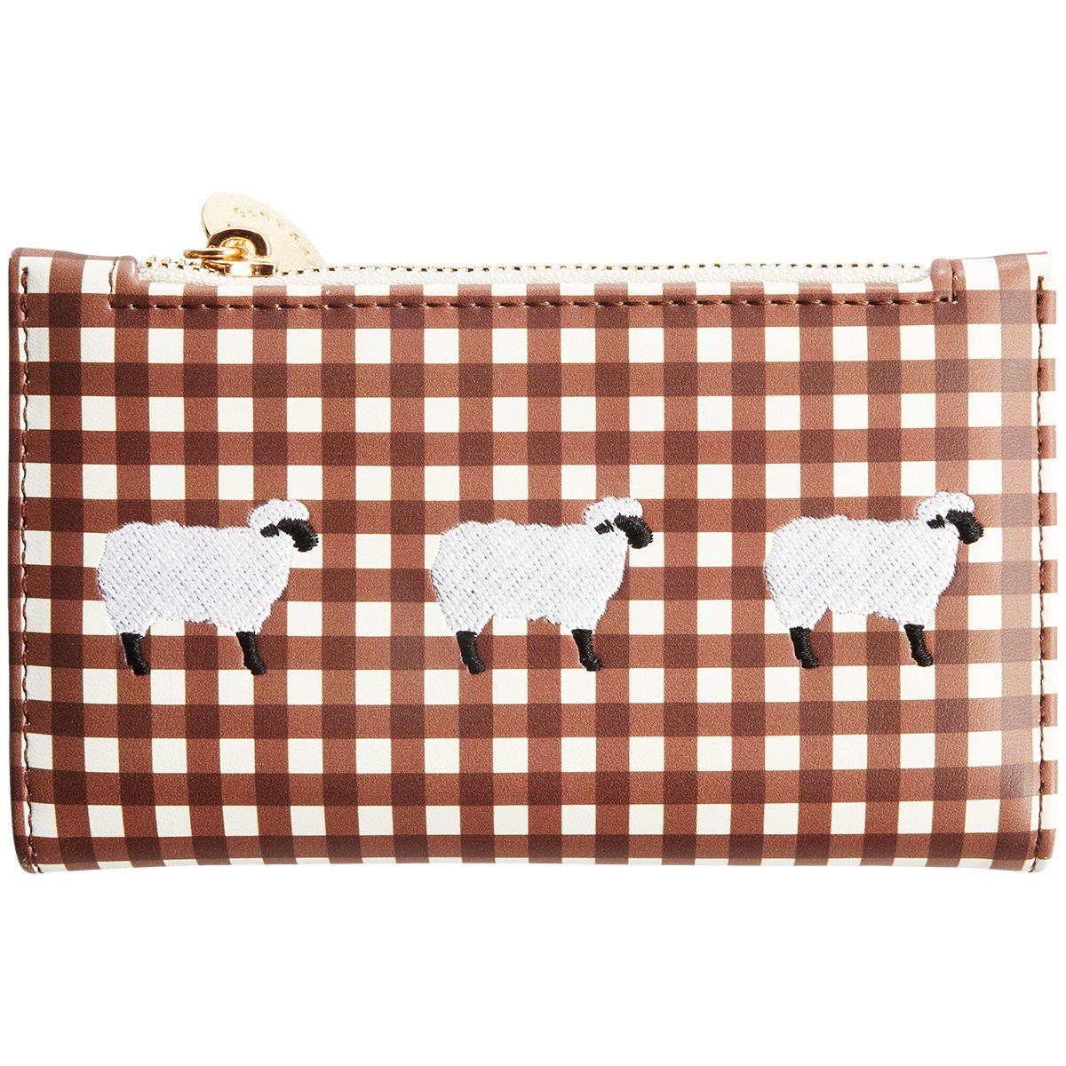 Click here for BCBG Bifold Embroidered Sheep Gingham Bifold Walle... prices