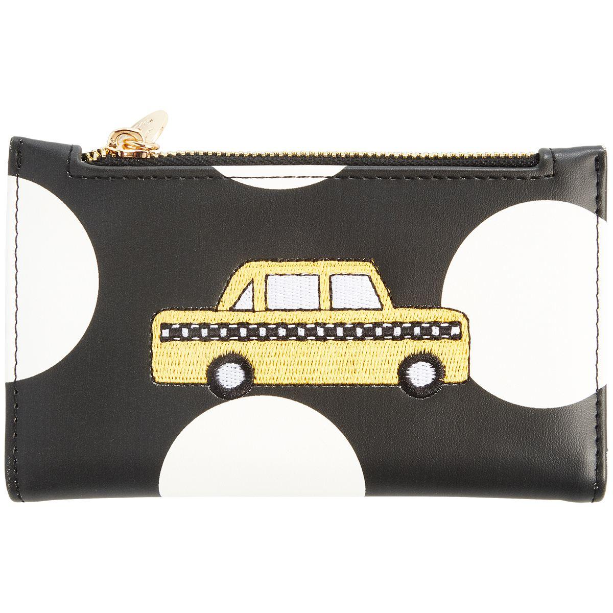Click here for BCBG Bifold Embroidered Taxi Dot Bifold Wallet prices