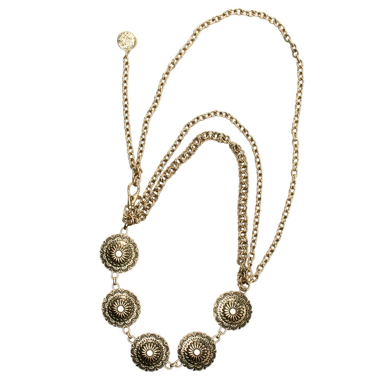 Click here for Womens Vince Camuto(R) Chain Swag Conch Belt prices