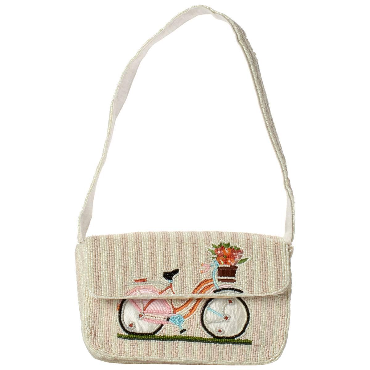 Click here for SOL and MER Beaded Bicycle Baguette Shoulder Bag prices