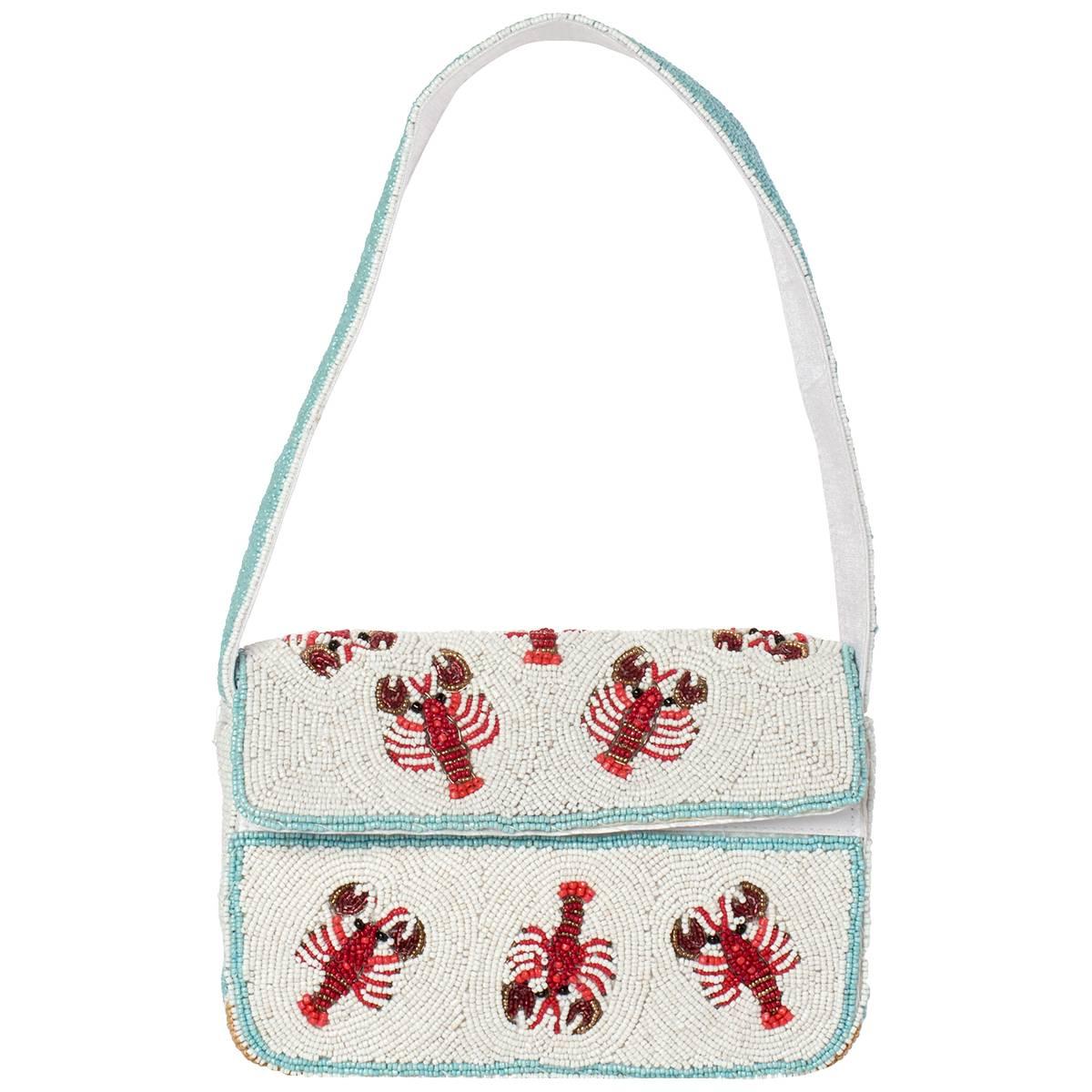 Click here for Sol & Mer Lobster Beaded Clutch prices