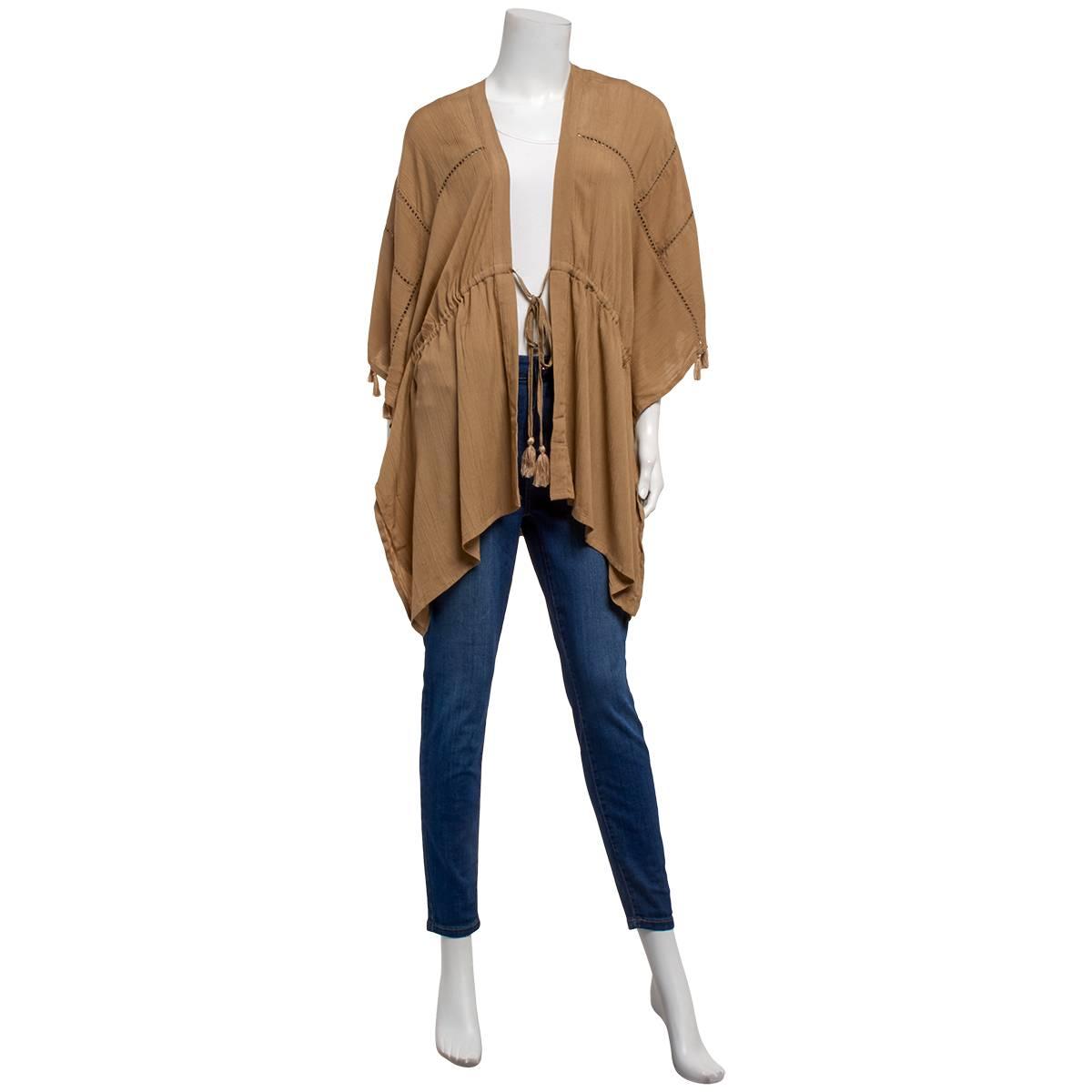 Click here for Womens Vince Camuto Lace Inset Tie Front Kimono prices