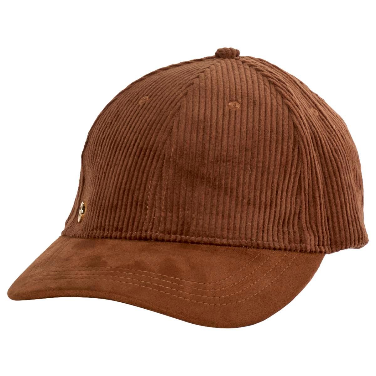 Click here for Womens BCBG Corduroy Vegan Suede Baseball Cap prices