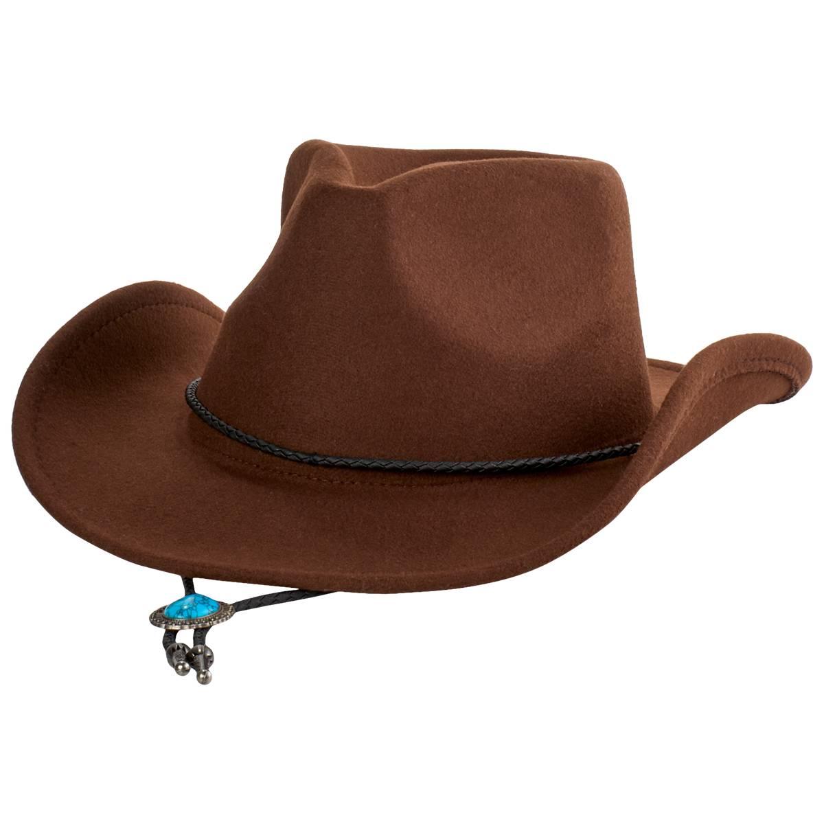 Click here for Womens Vince Camuto Concho Pull Cowboy Hat prices