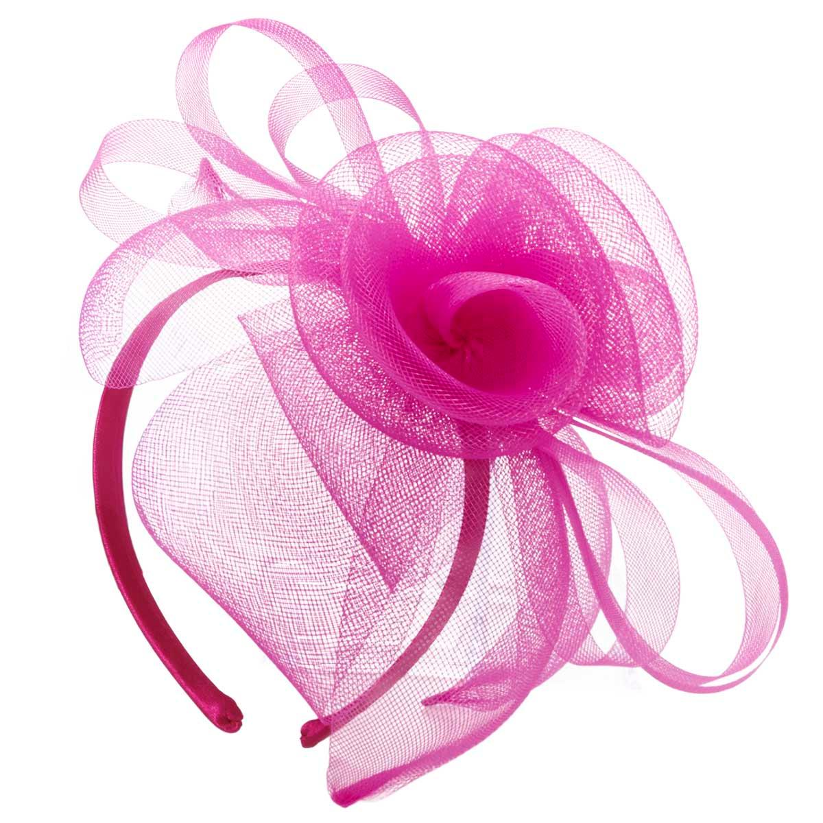 Click here for Womens Bellissima Flower Swirl Fascinator Headband prices