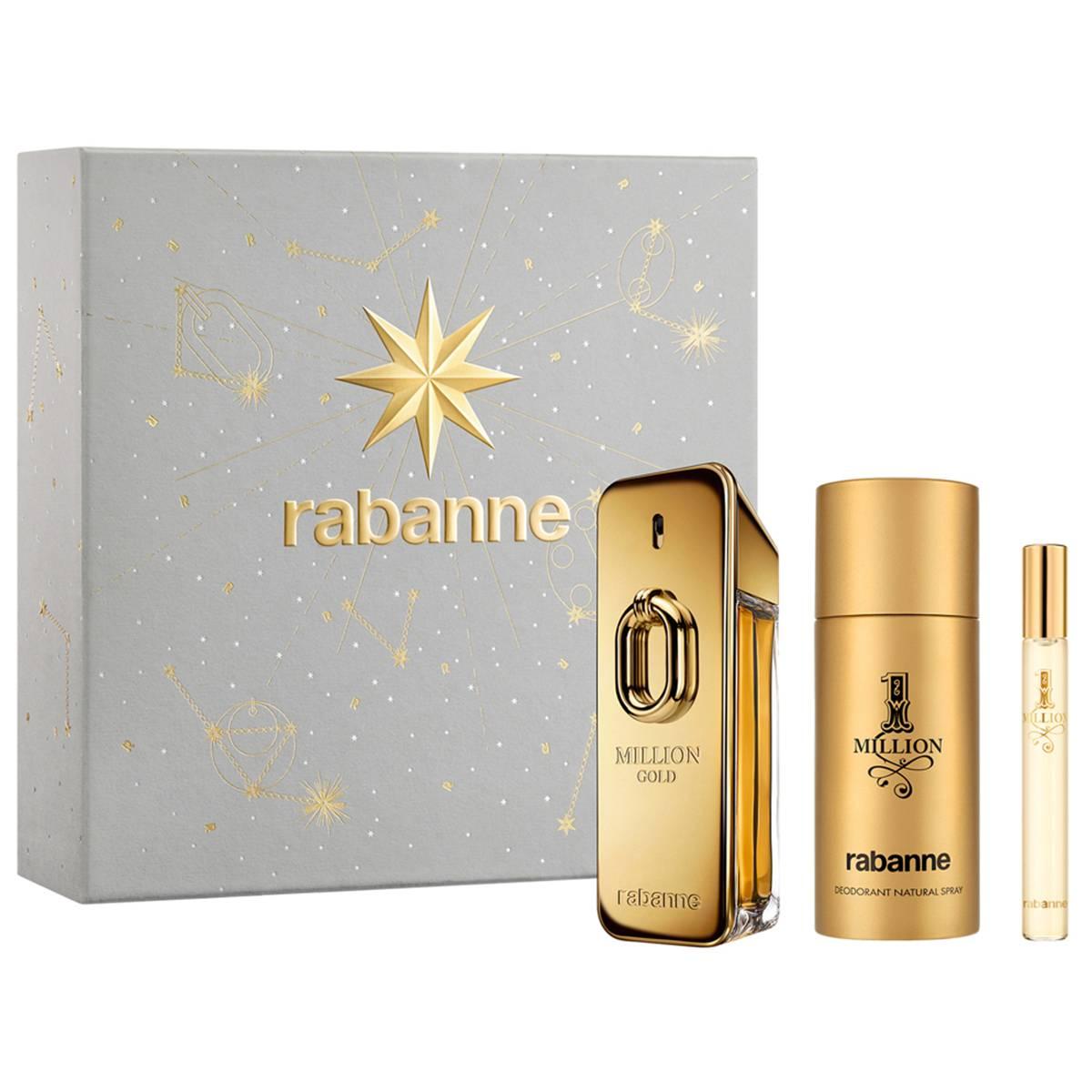Click here for Rabanne 1 Million Gold Eau de Parfum Intense 3pc.... prices